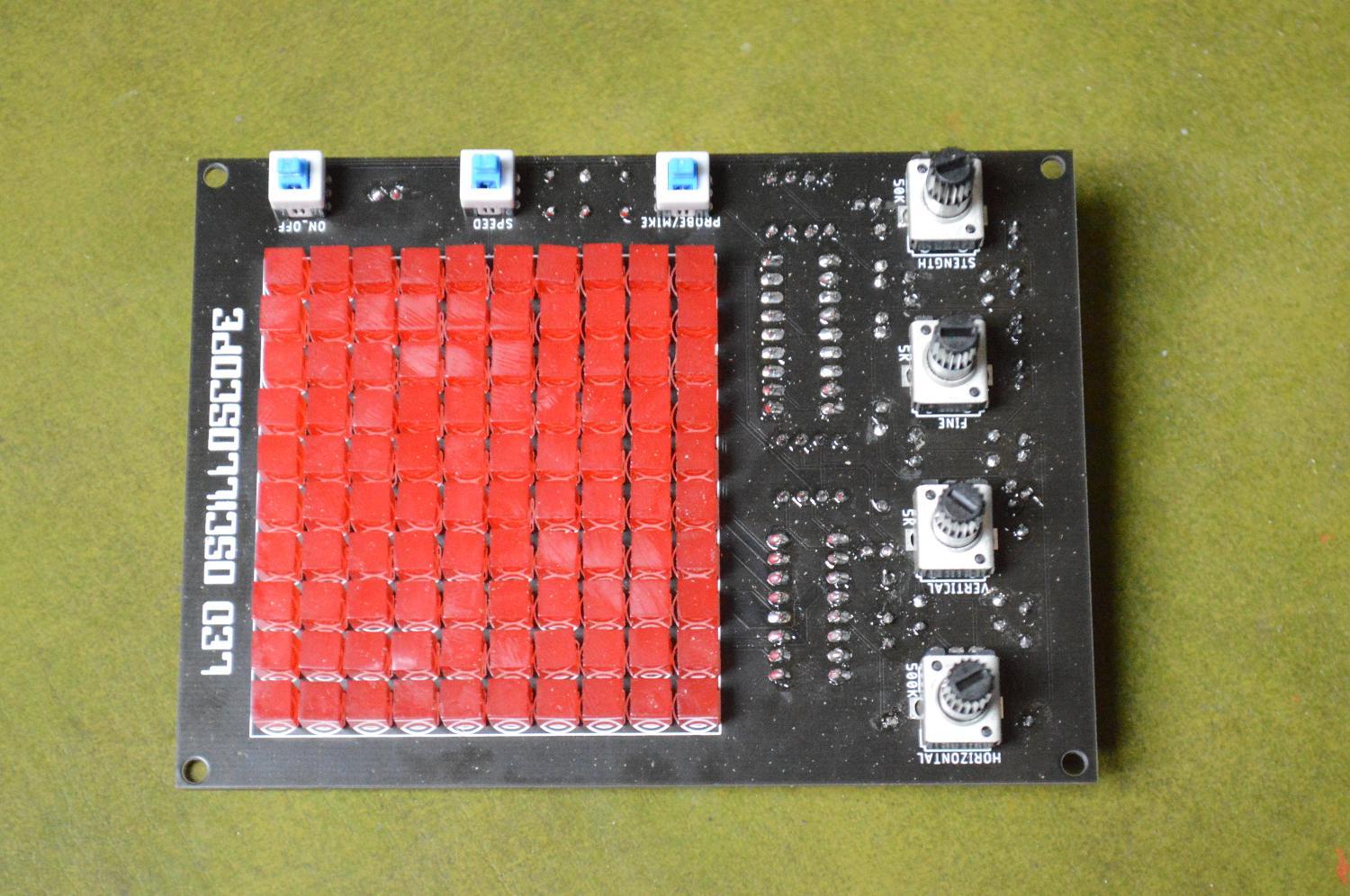 100 LED Oscilloscope : 12 Steps (with Pictures) - Instructables