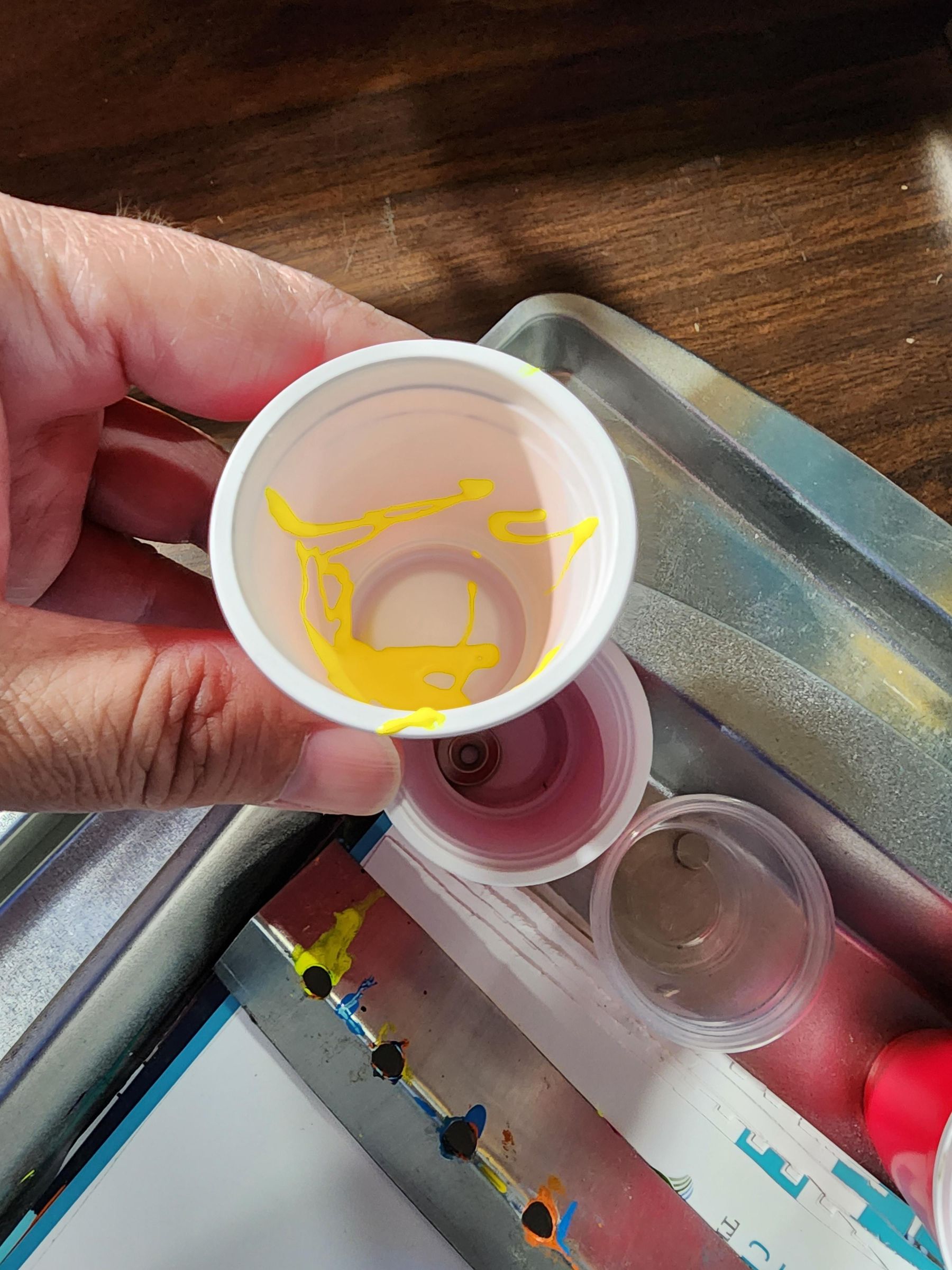 Painting Hack - Paint Mixing Using a CUP IN a MAGNET CUP - Instructables