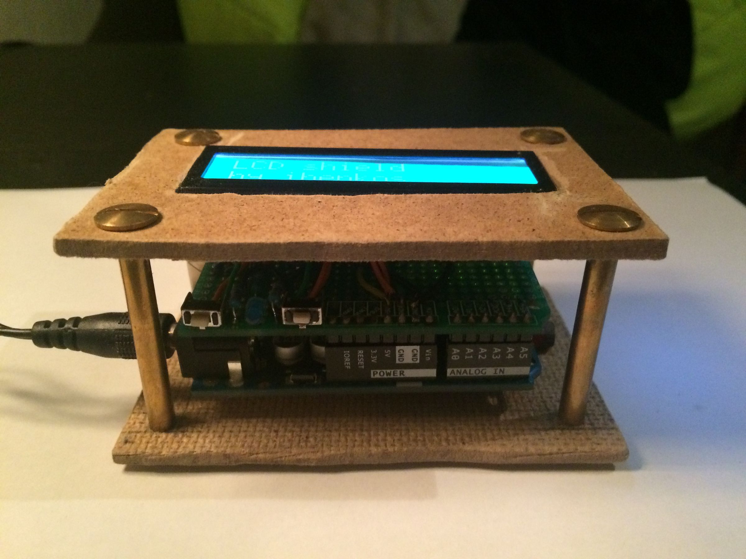 DIY Wood Case for Arduino LCD Shield : 5 Steps (with Pictures ...