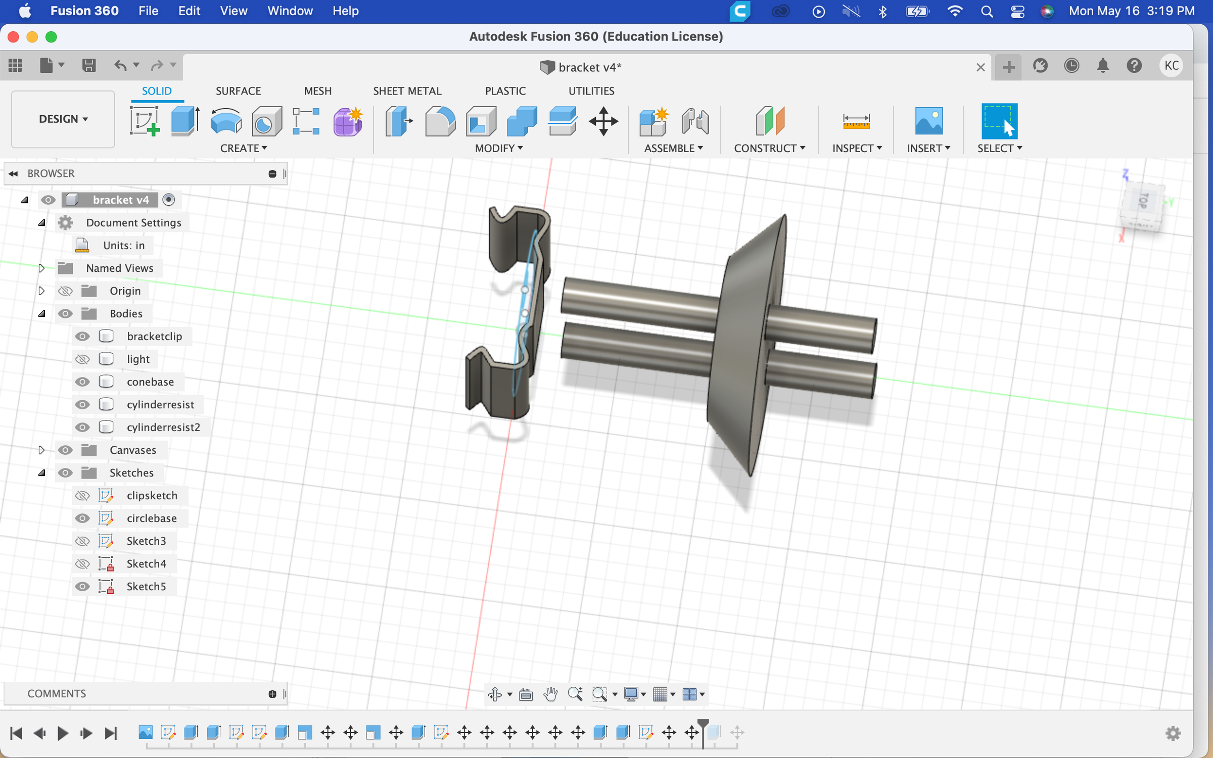 Week 7: Fusion 360 Shape Optimization + Generative Design : 3 Steps ...
