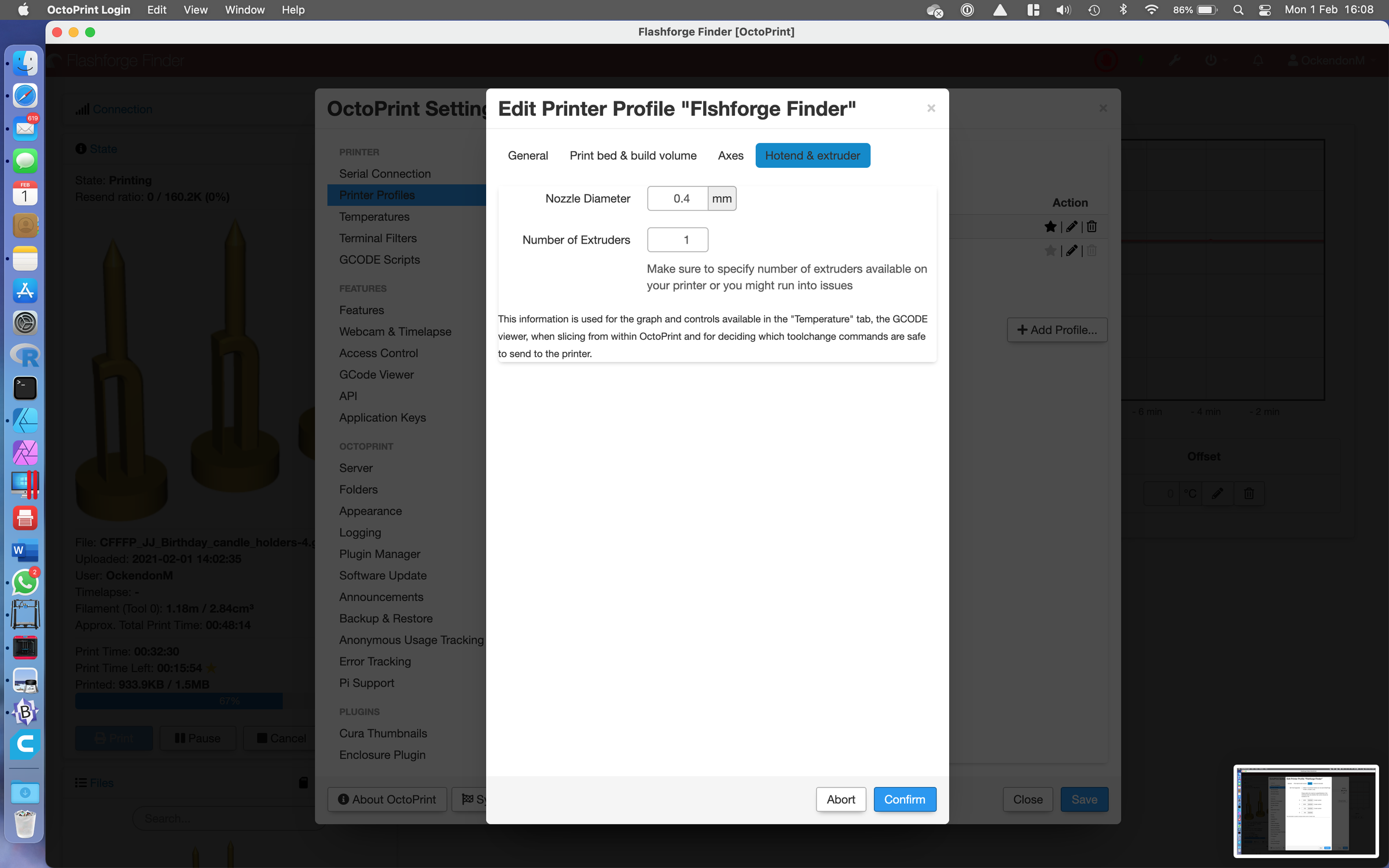 Upgrading the Flashforge Finder : 3 Steps - Instructables