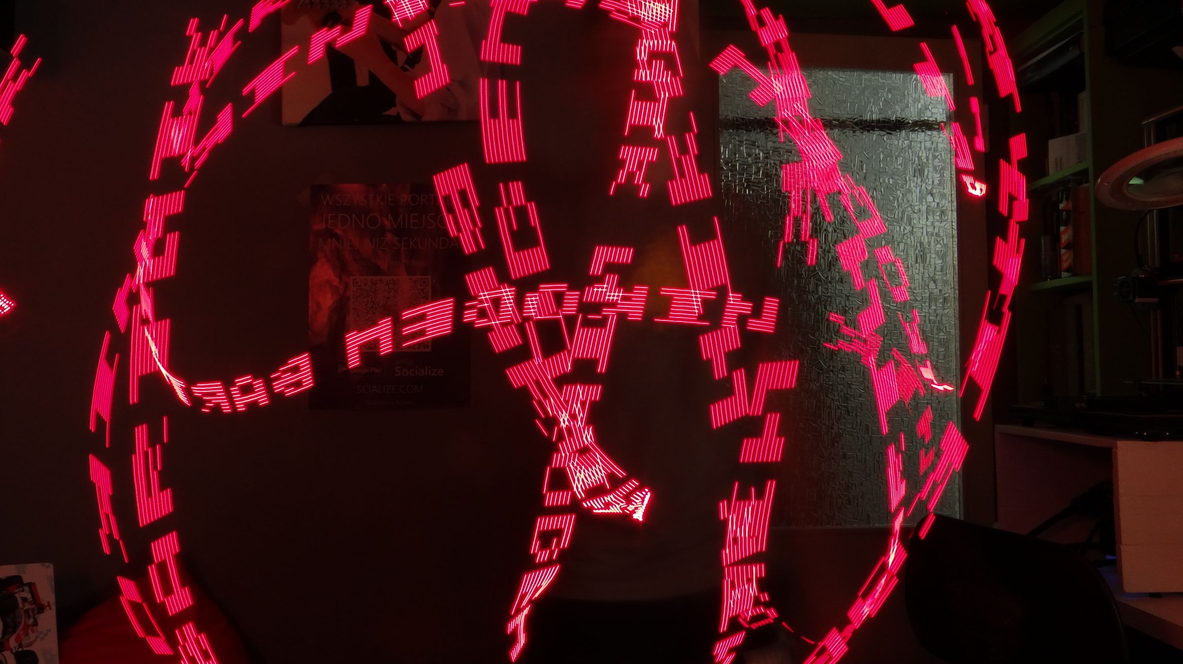 Simple Arduino Based POV Display : 7 Steps (with Pictures) - Instructables