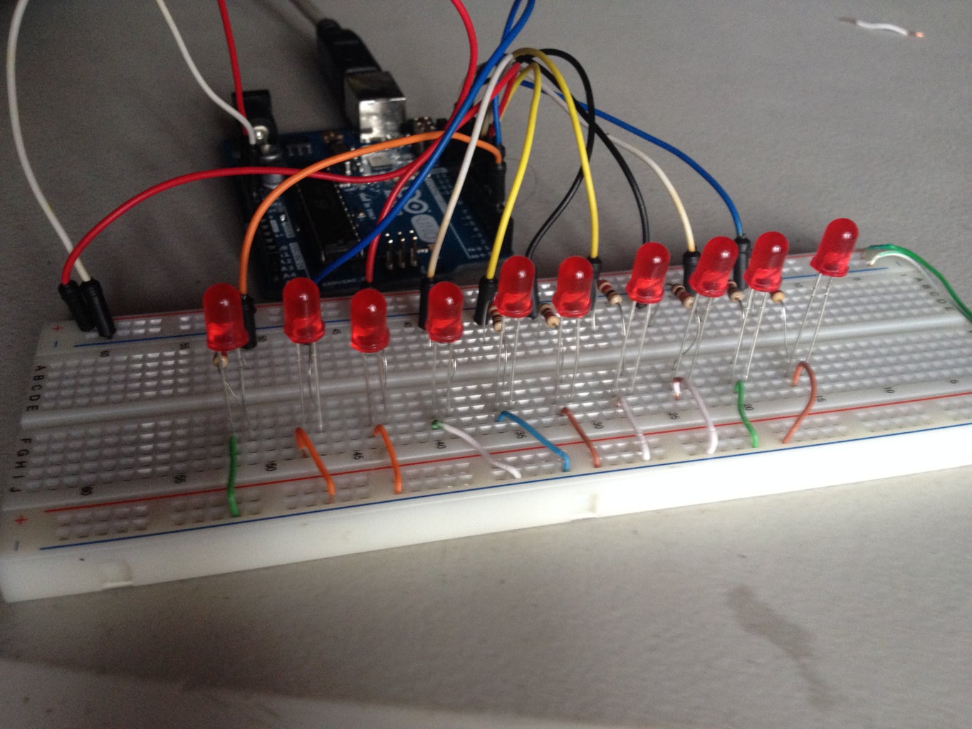 Larson Scanner Leds Kitt With Arduino 5 Steps Instructables