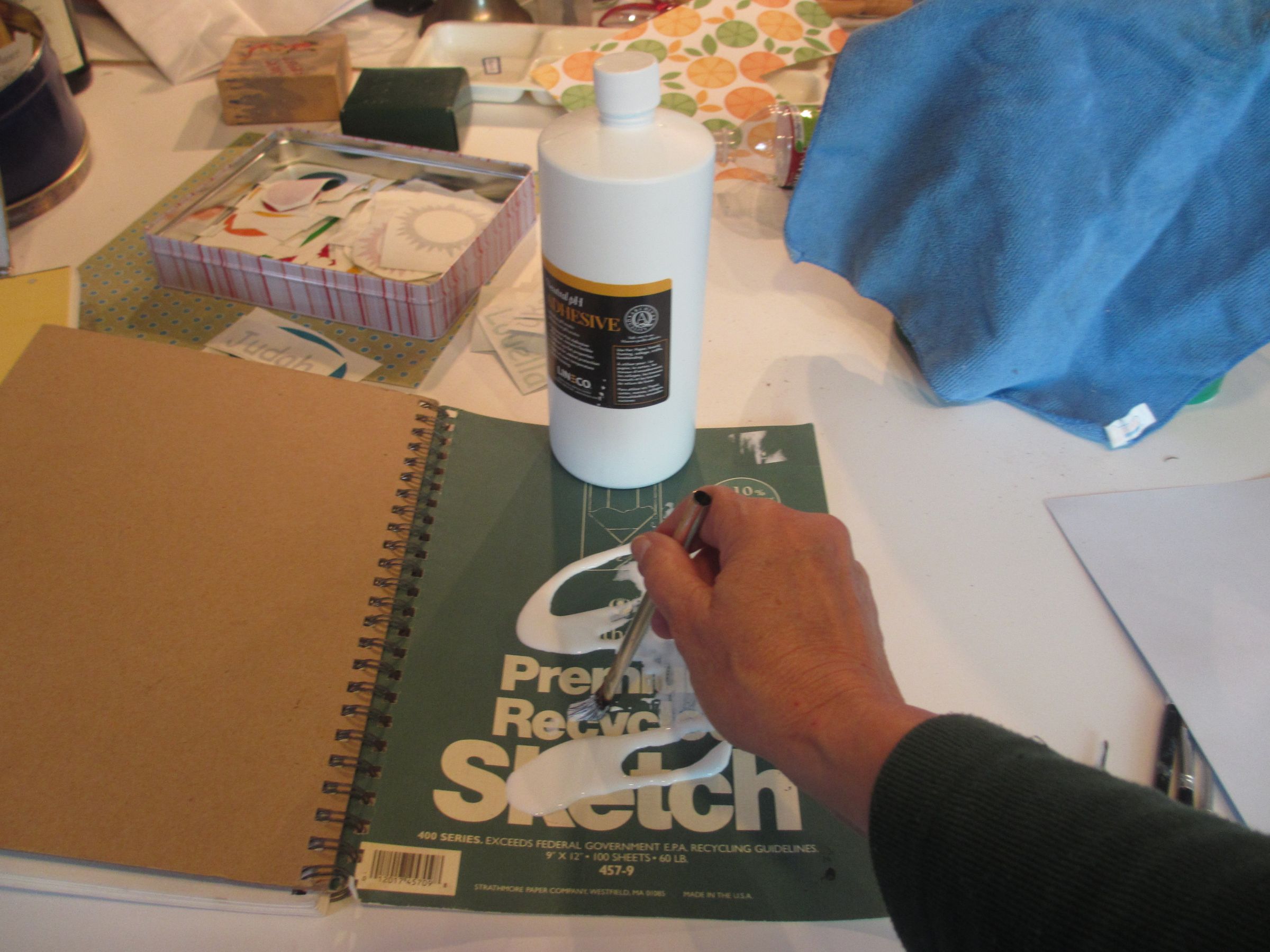 Putting a Personalized Cover on a Sketch Pad : 6 Steps - Instructables