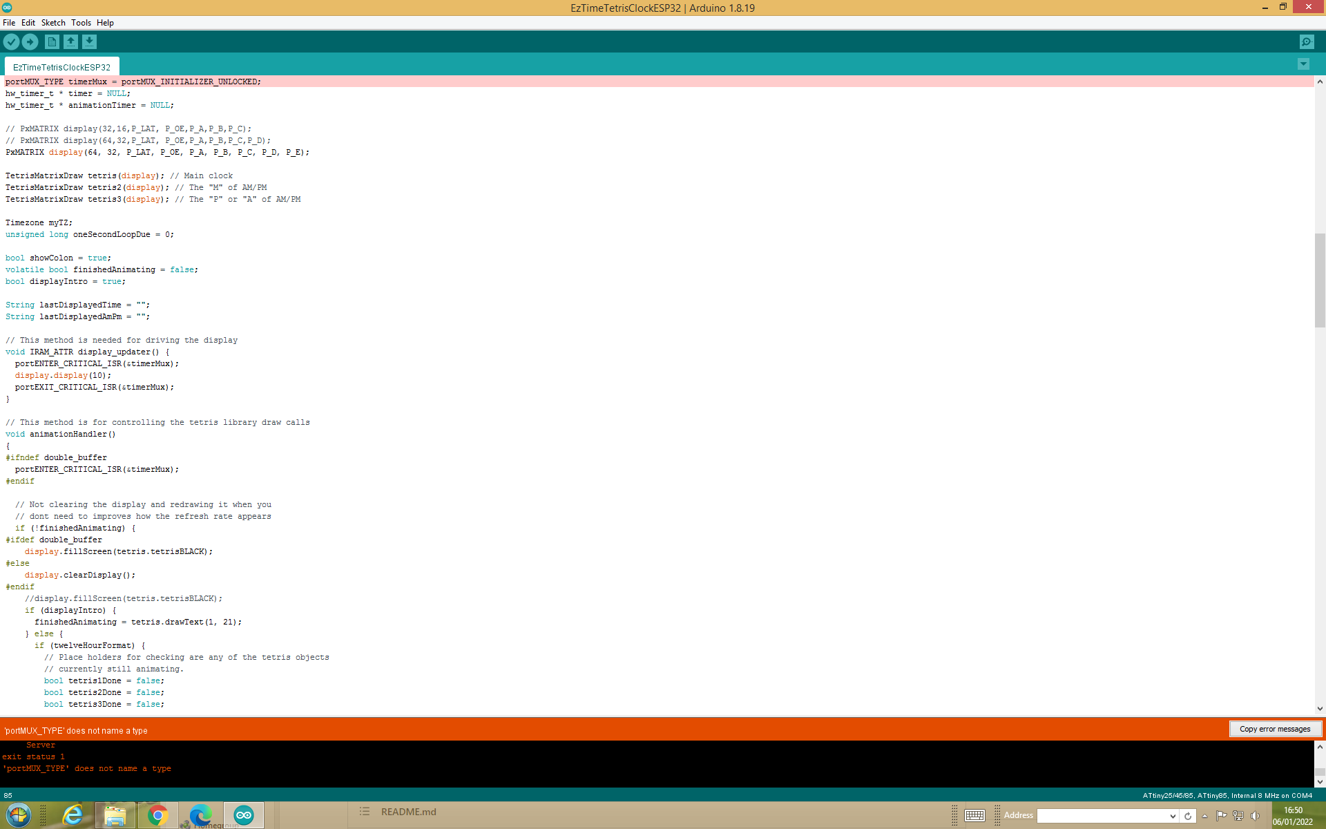 Arduino WiFi Tetris Clock : 8 Steps (with Pictures) - Instructables