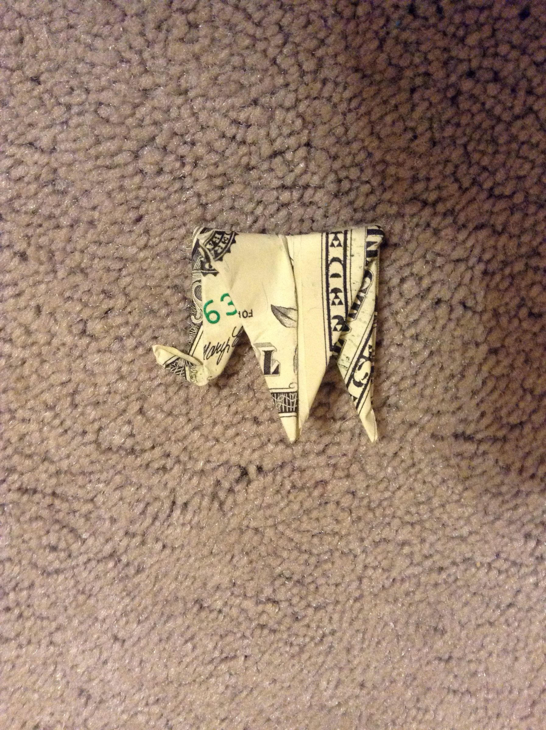 Origami Using Money : 14 Steps - Instructables