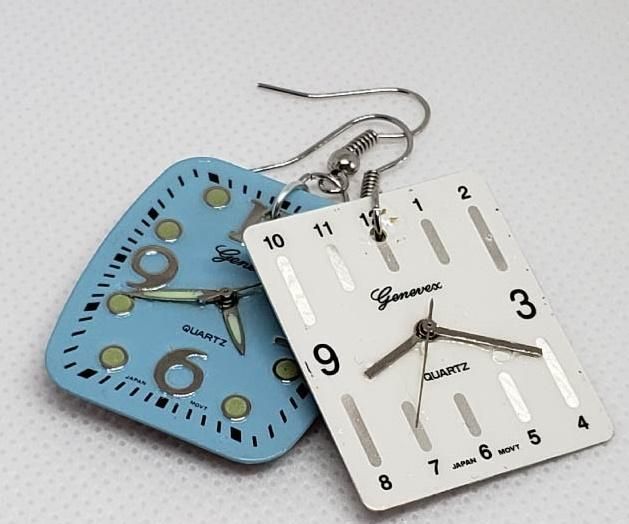 How to Make Simple Upcycled Watch Face Earrings : 6 Steps - Instructables
