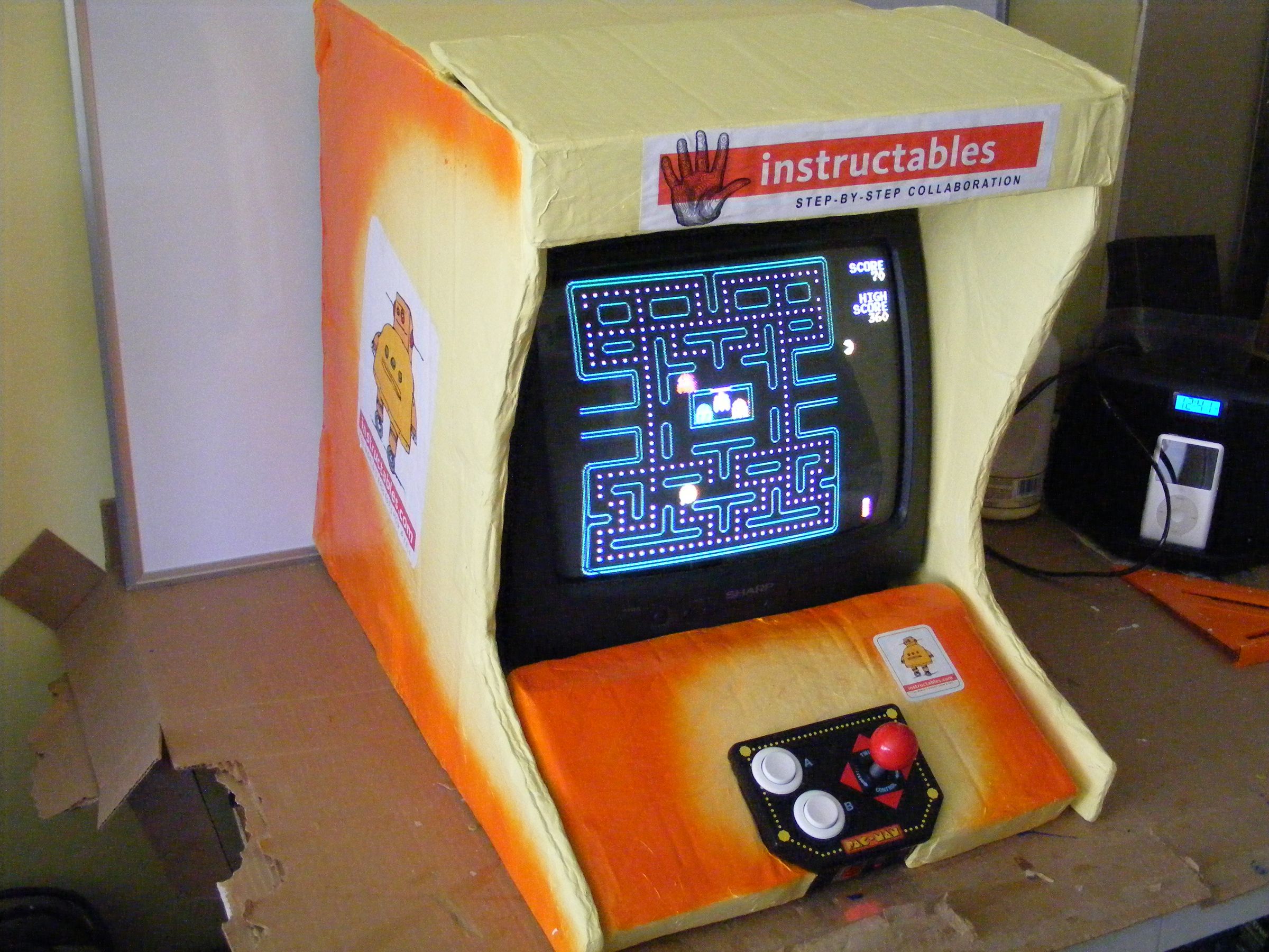 Cardboard Arcade Machine