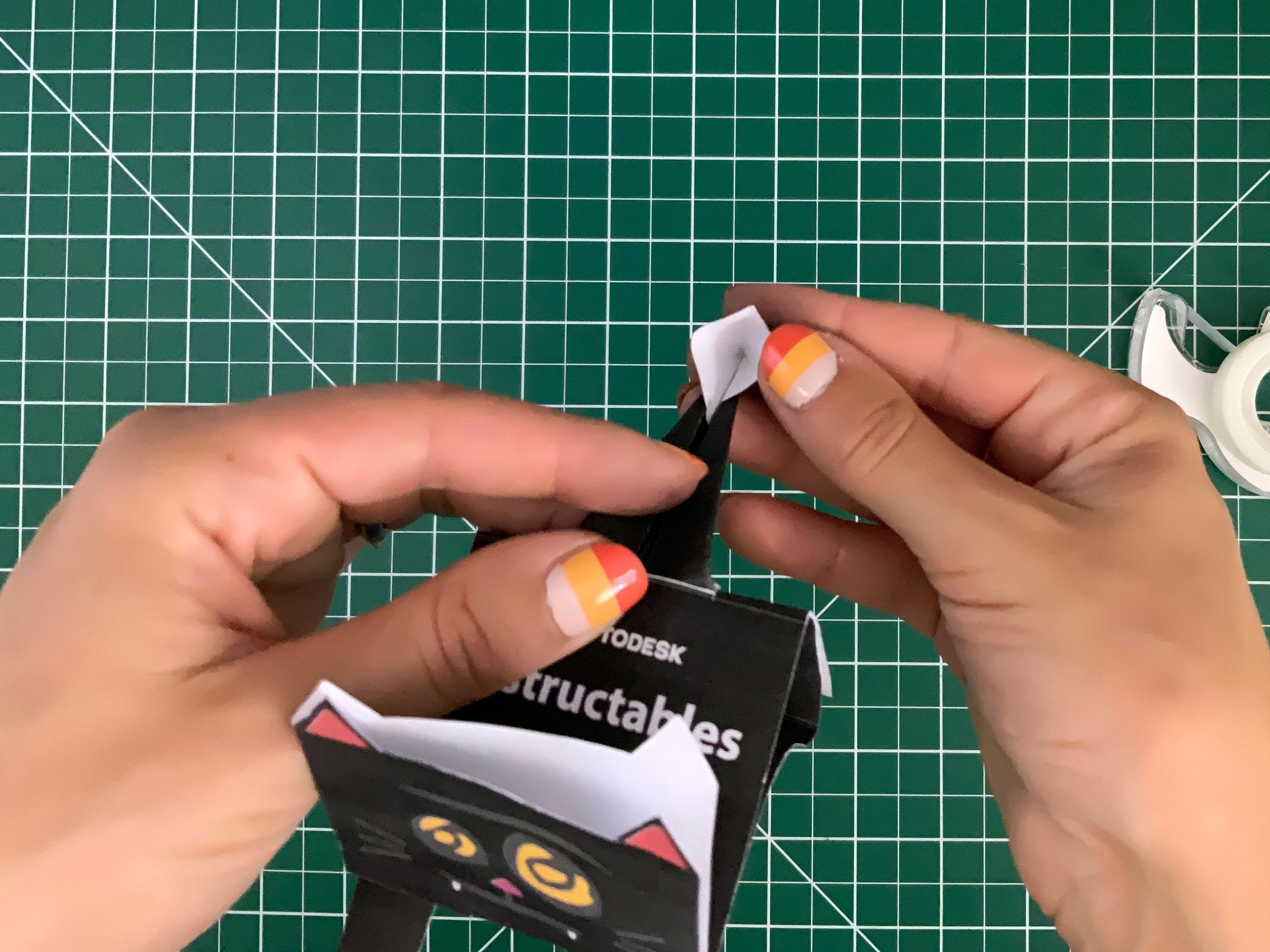 Free Halloween Black Cat-A-Pult Papercraft : 8 Steps (with Pictures ...