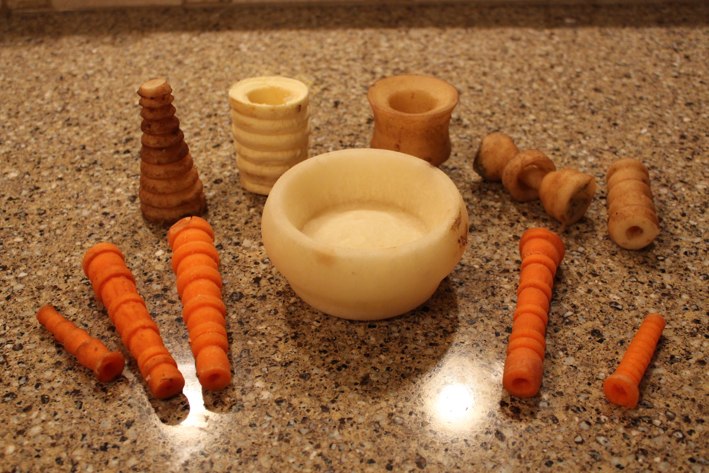 Turn Your Food on a Lathe! (Made From a Drill Press) : 8 Steps (with ...