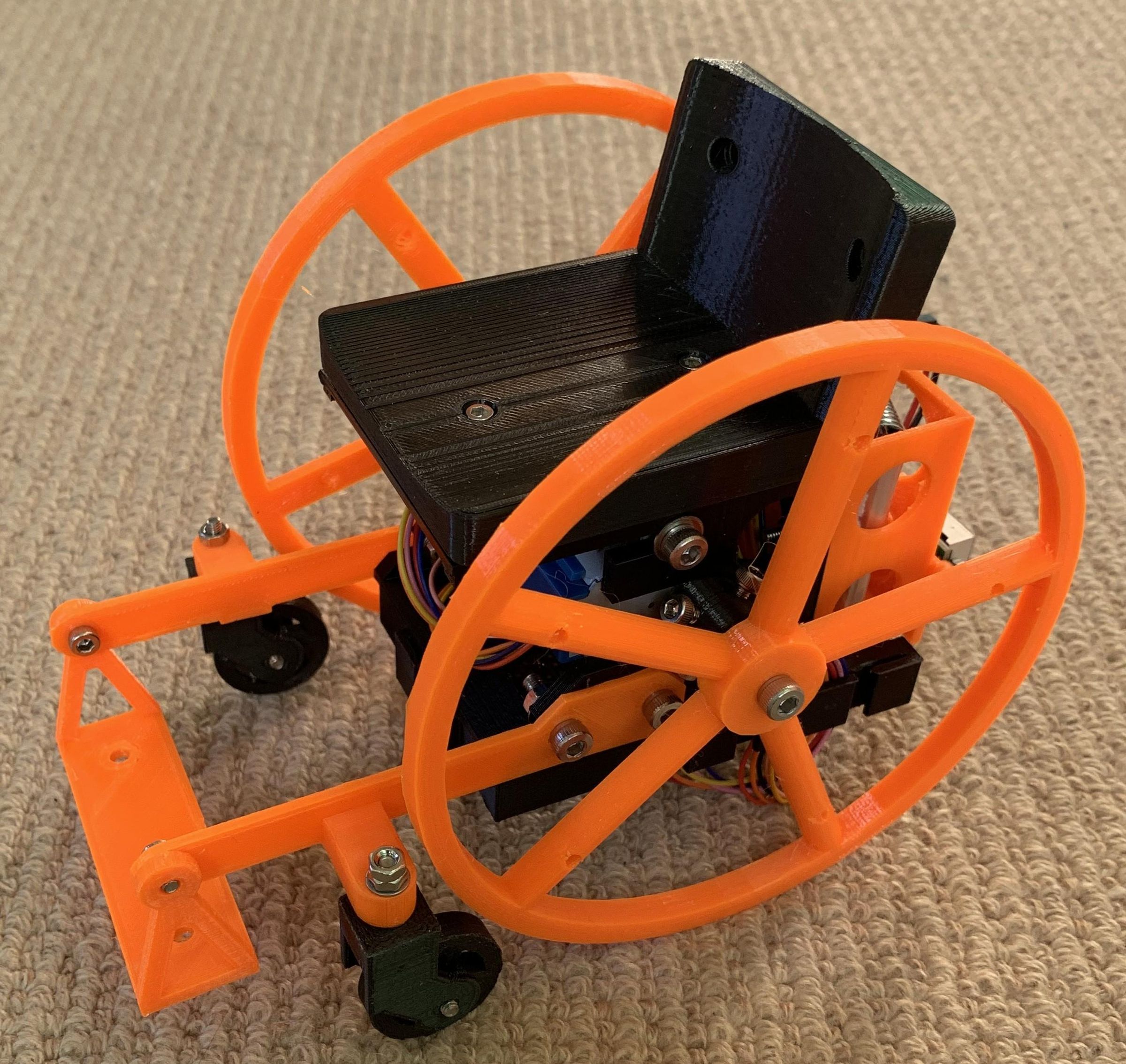 Model Wheelchair Robot With Pico Controller Using PIO Stepper Driver ...