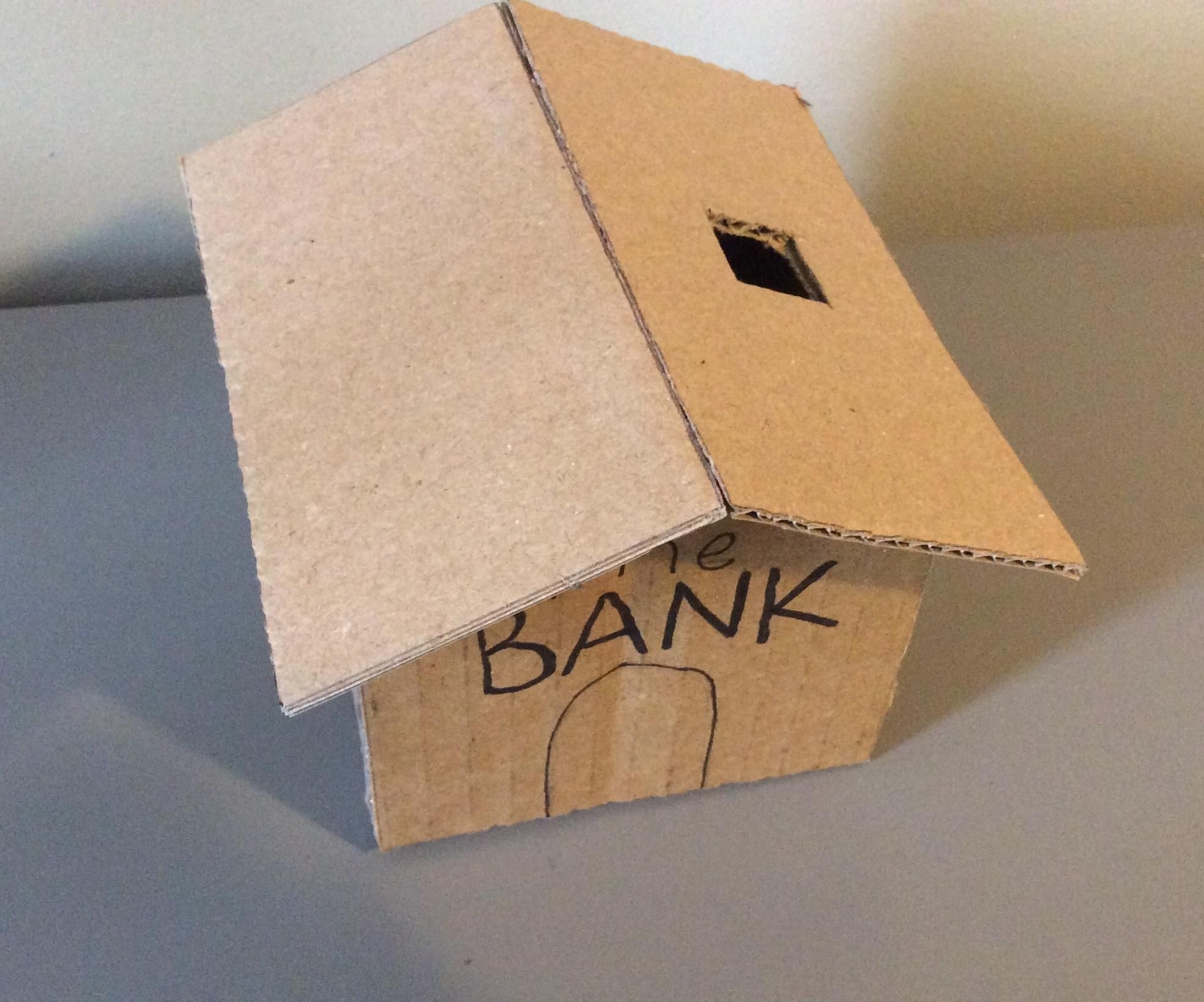 Cardboard House Coin Bank : 20 Steps (with Pictures) - Instructables