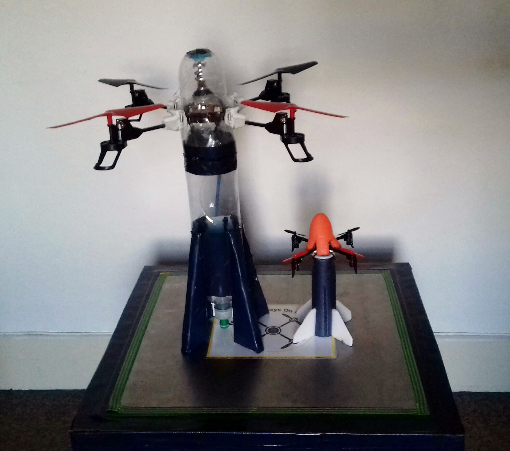 Landing a Remote Controlled Air Compressed Projectile Vertically Aka ...