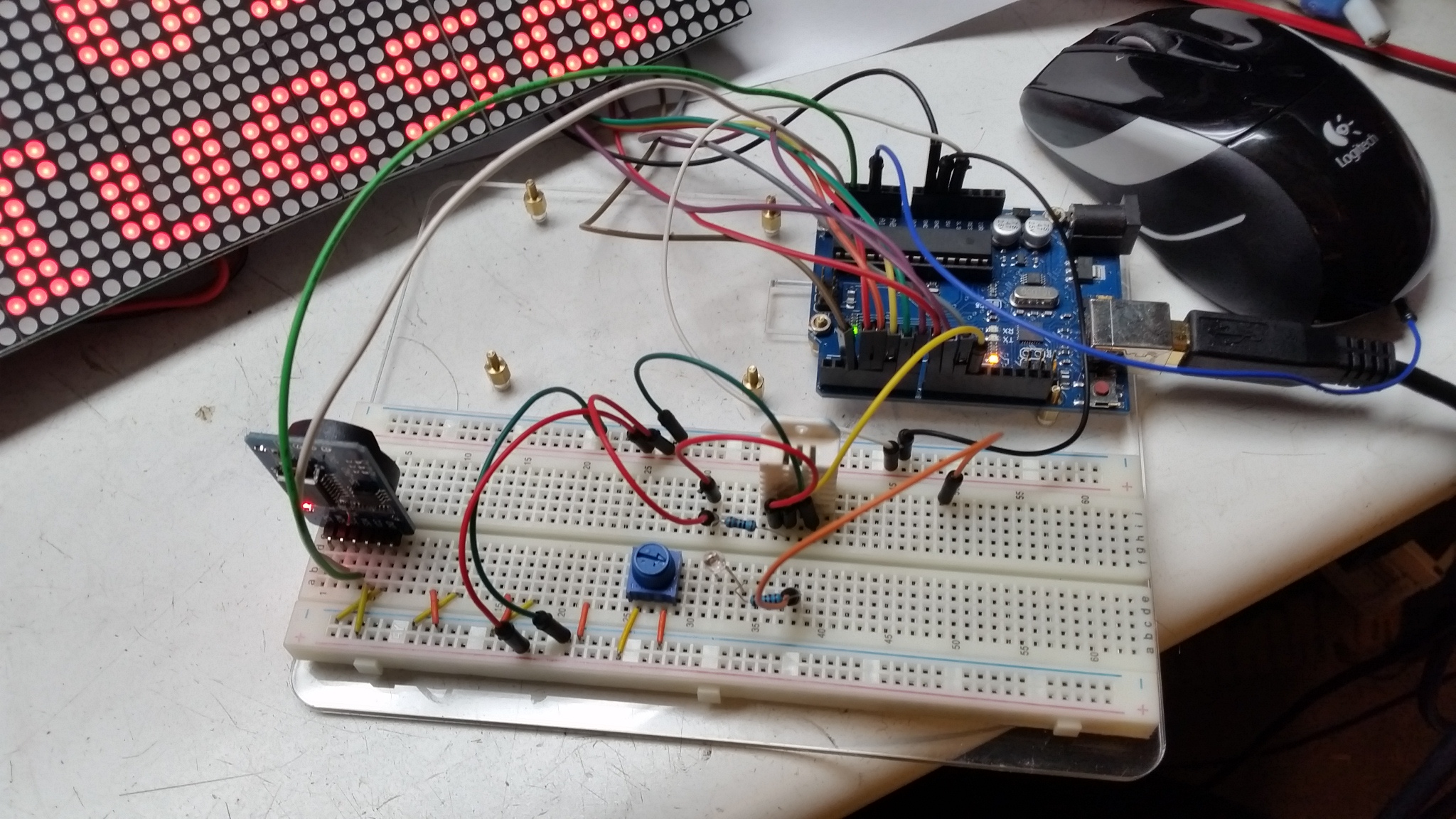 16x128 Display Showing Date, Time, Temp, Humidity : 3 Steps - Instructables