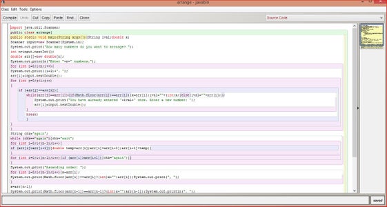 Java Program Asc And Desc Order Instructables