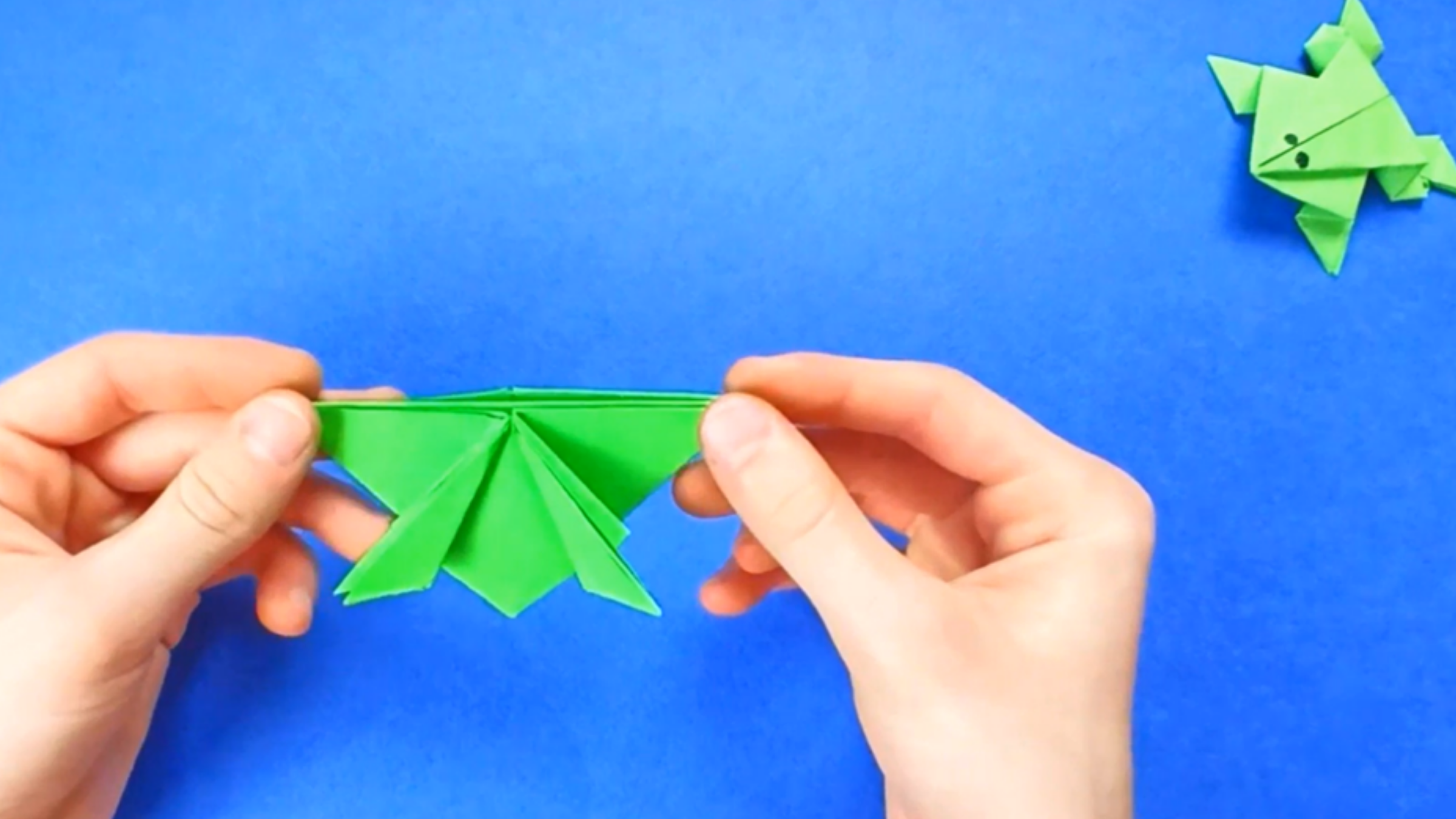 How to Make a Jumping Paper Frog? : 36 Steps (with Pictures ...
