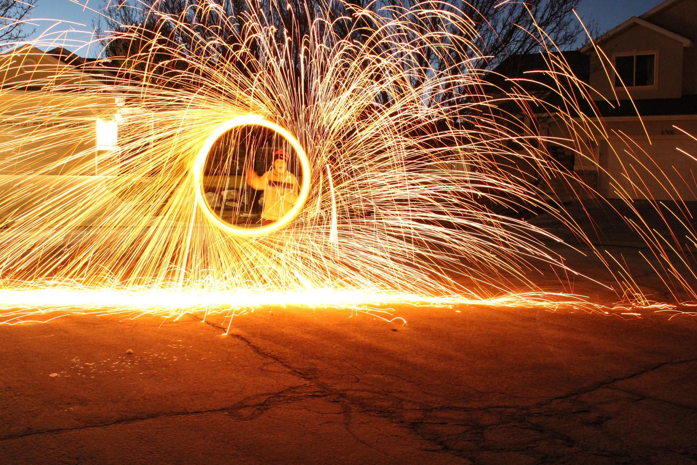 The Ring of Fire: a Cheap Steel Wool Pyrotechnic Display : 12 Steps ...