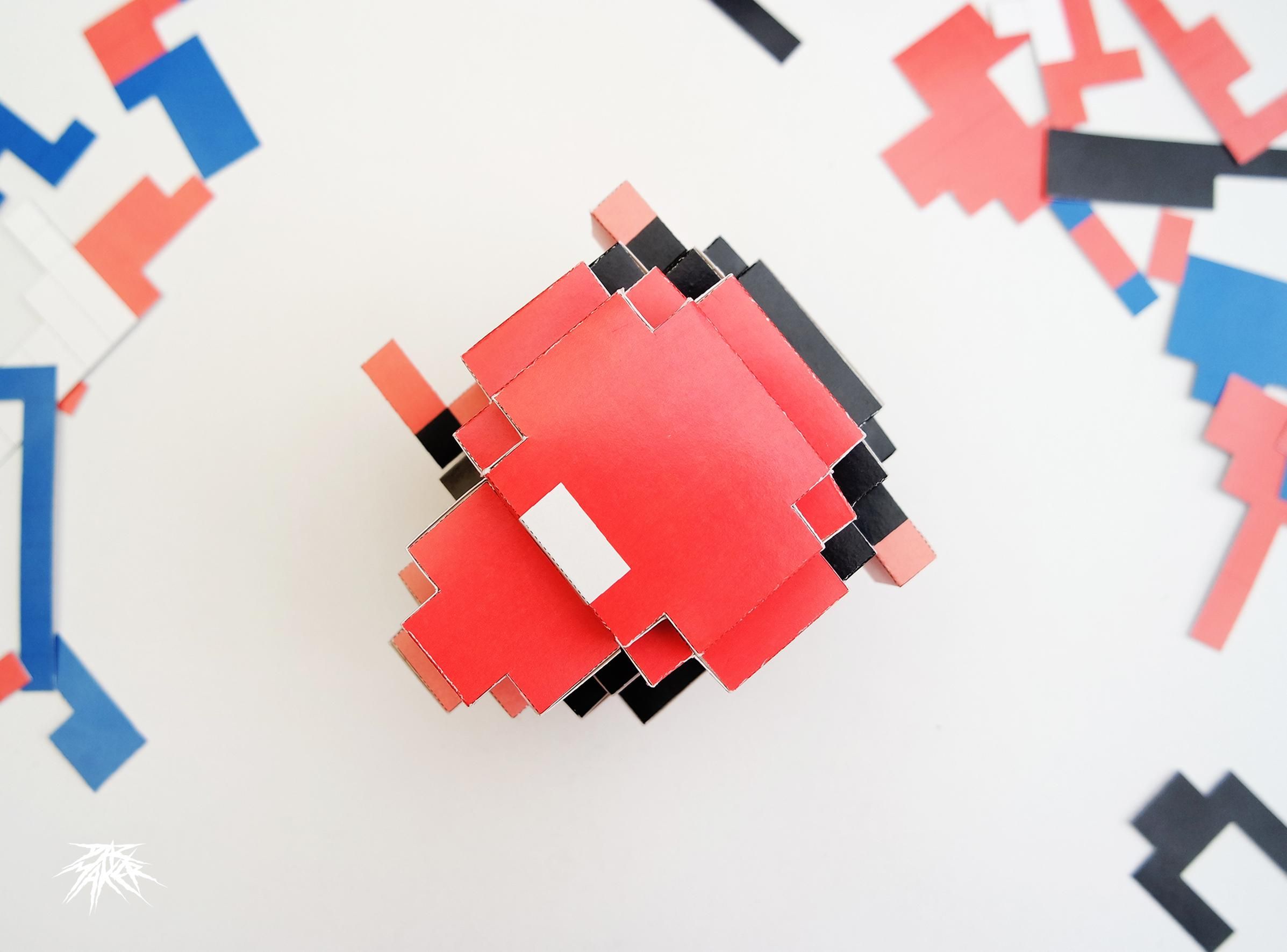 Mario 8 Bit 3d Pixel Paper Art : 17 Steps (with Pictures) - Instructables