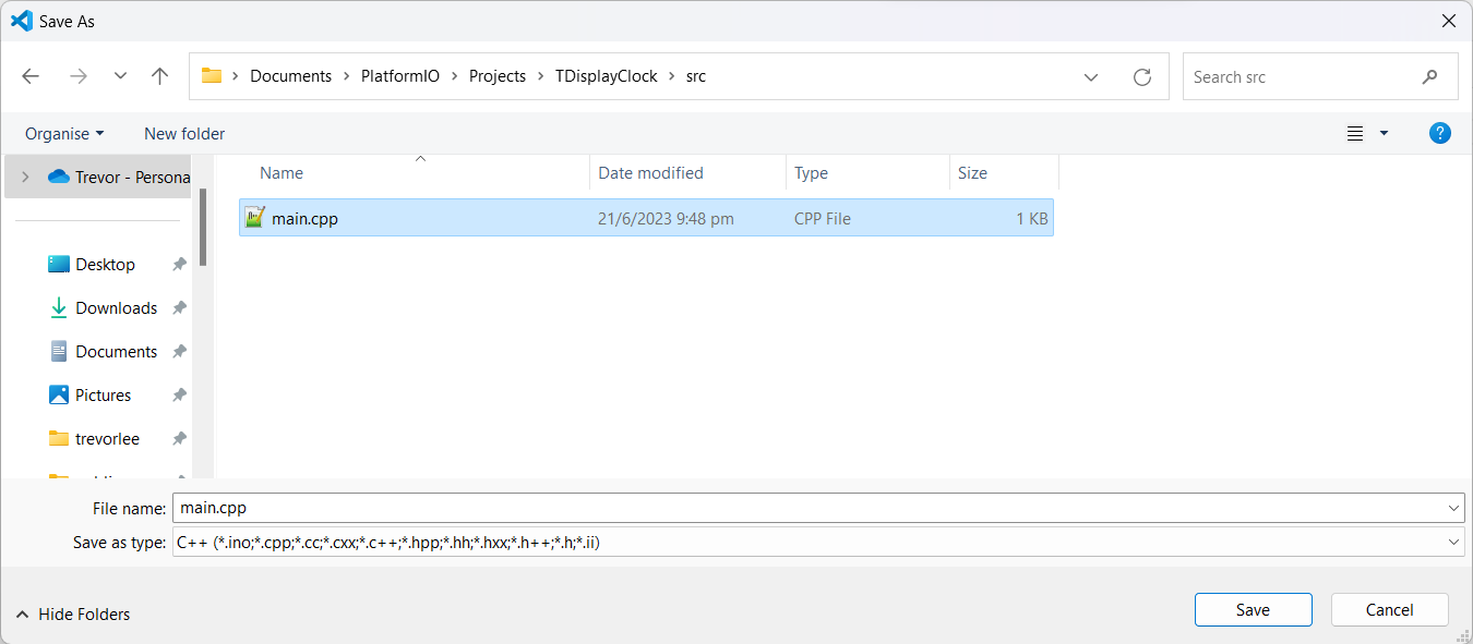 Extending a TFT_eSPI Example With TTGO T-Display Using PlatformIO, With ...