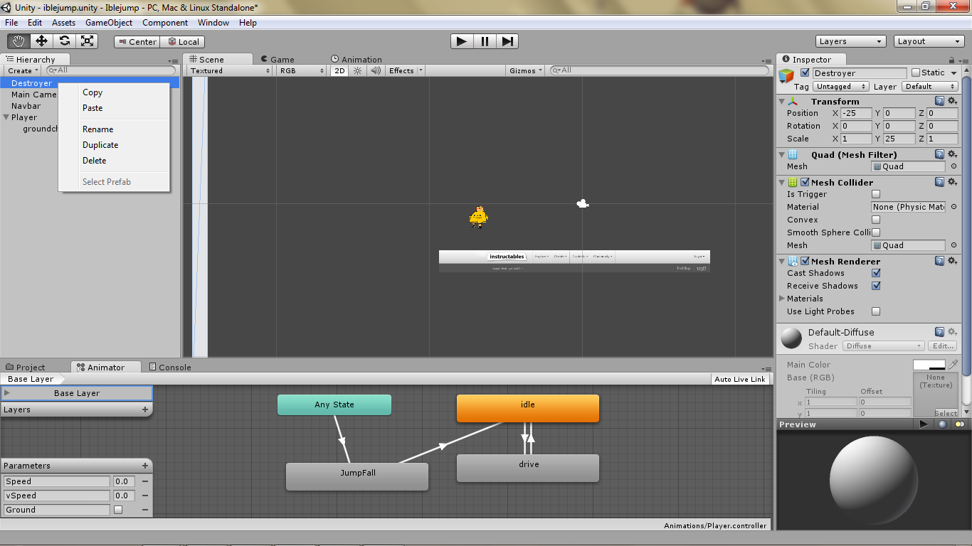 Make a 2D Video Game With Unity : 19 Steps (with Pictures) - Instructables