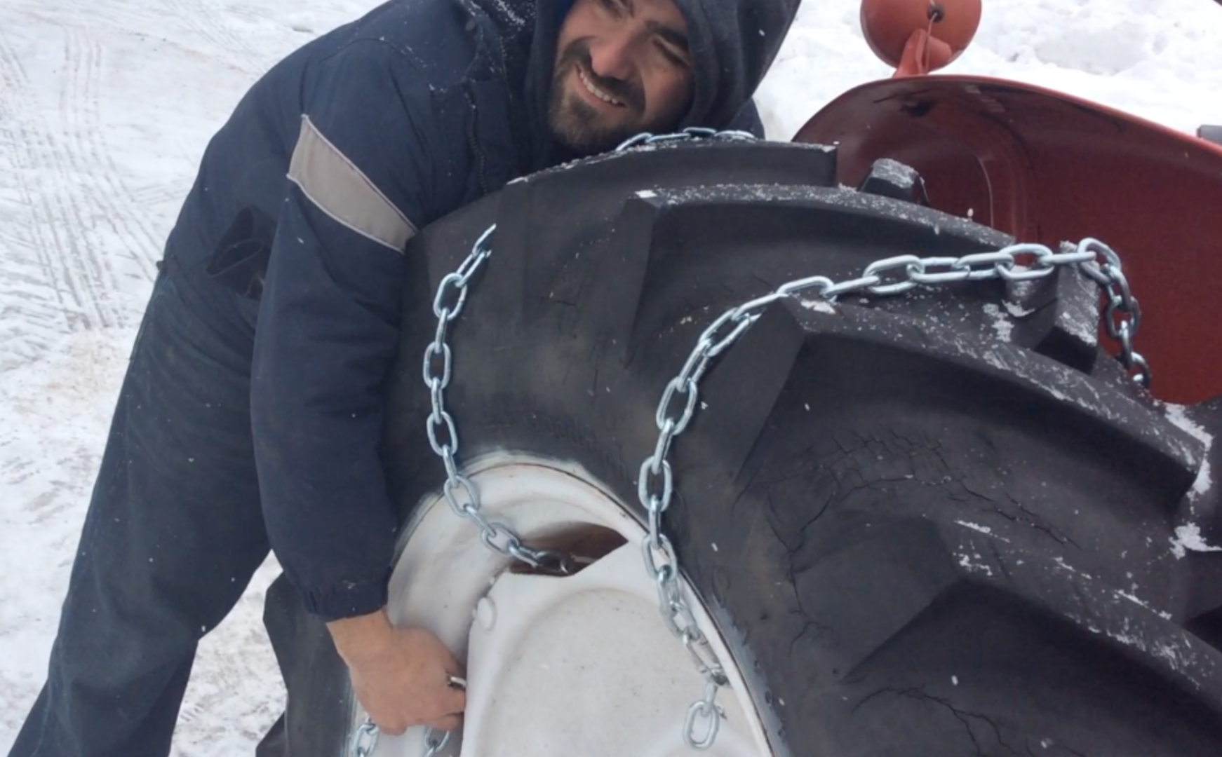 Customized/ DIY Snow Chains for Tractor Tires : 4 Steps (with Pictures ...