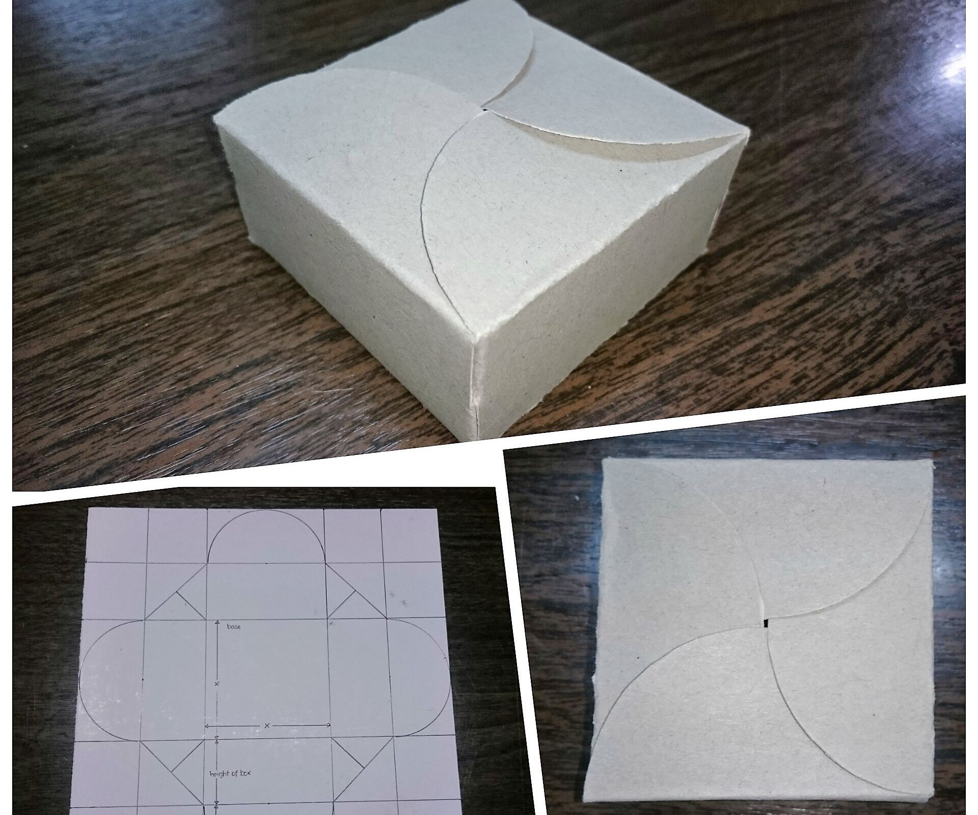 Gift Box : One Piece No Glue : 5 Steps (with Pictures) - Instructables