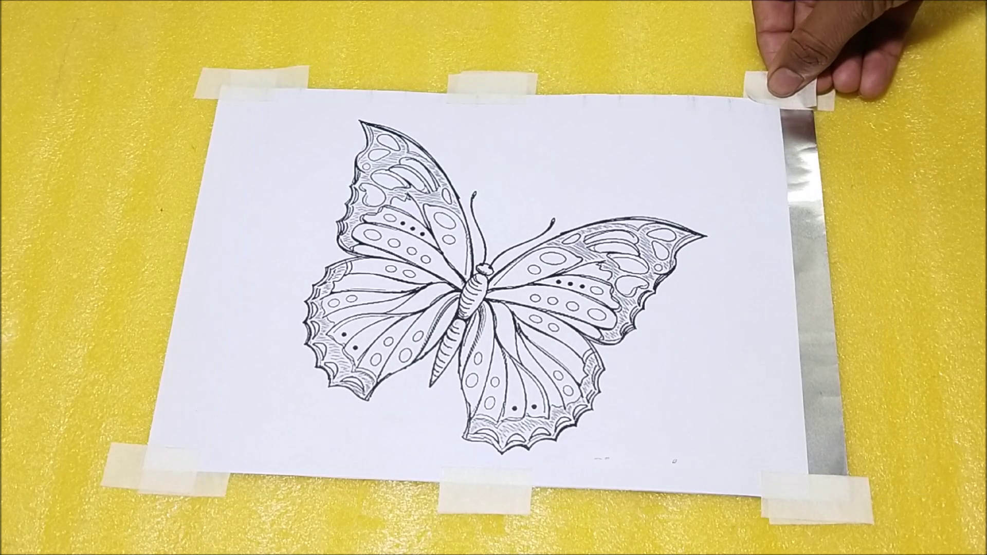 How to Make Butterfly Embossed Painting|Metal Art : 4 Steps - Instructables
