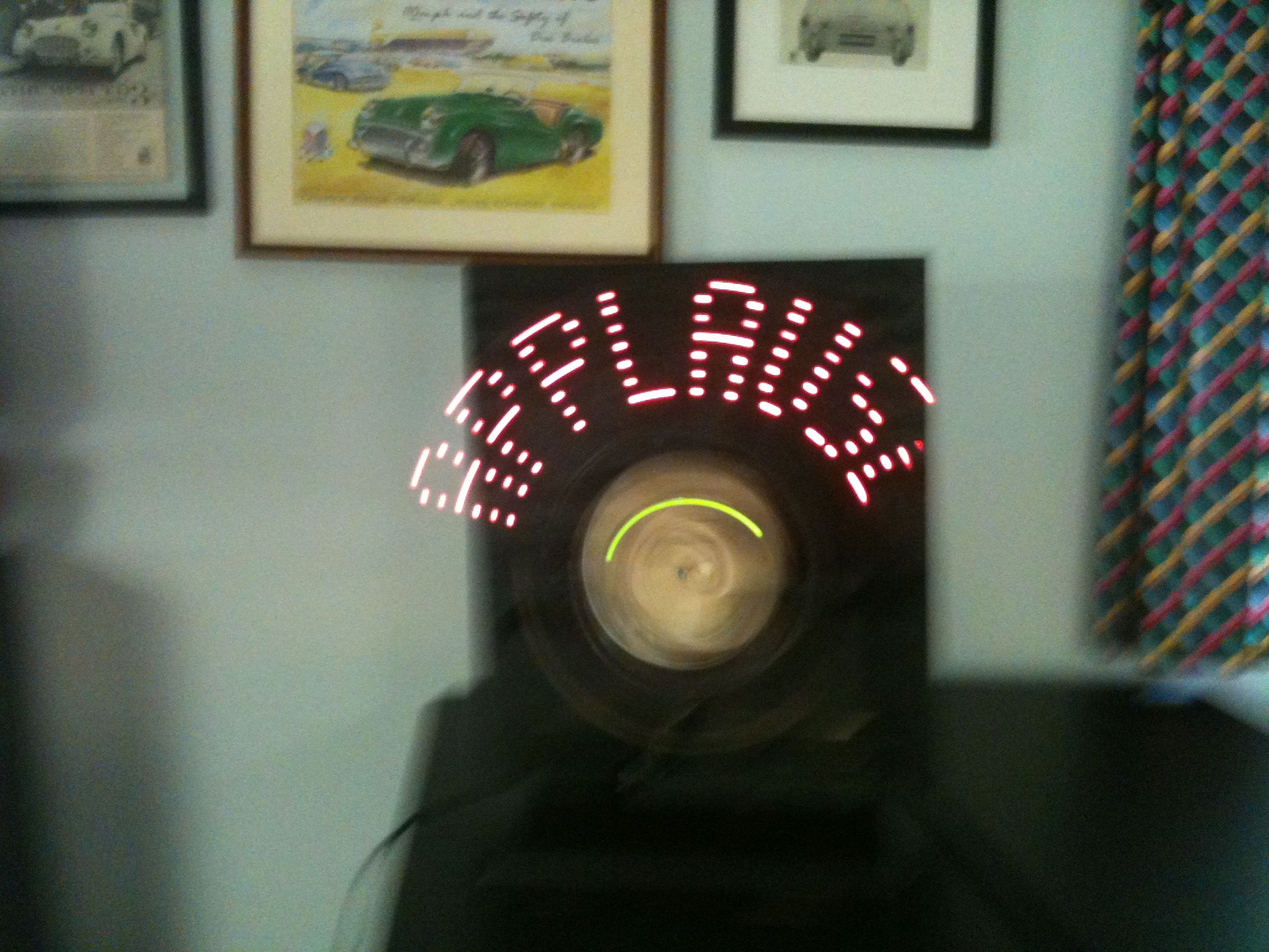 Arduino + LEDs + Fan = POV "APPLAUSE" Sign : 6 Steps (with Pictures ...