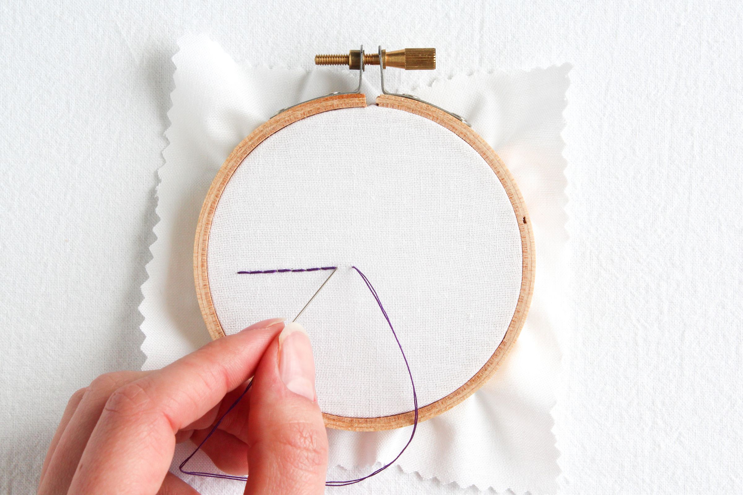 Sewing the Backstitch : 4 Steps - Instructables