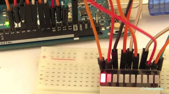 Knight Rider Pattern With 10 LED Bar Graph Display : 4 Steps ... Knight Rider Pattern With 10 LED Bar Graph Display : 4 Steps ...