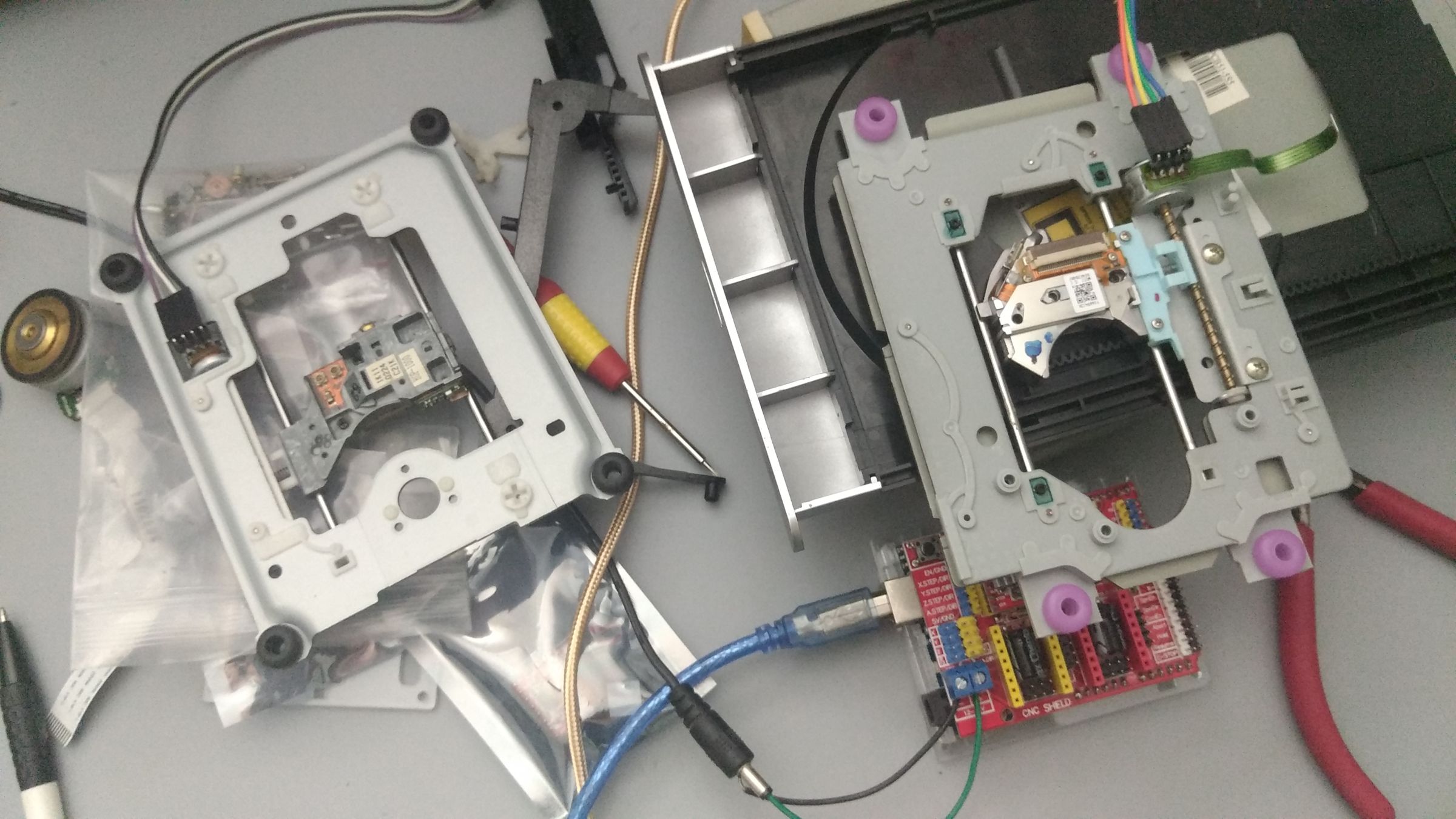 XY Axis CD-ROM Laser Printer : 6 Steps - Instructables