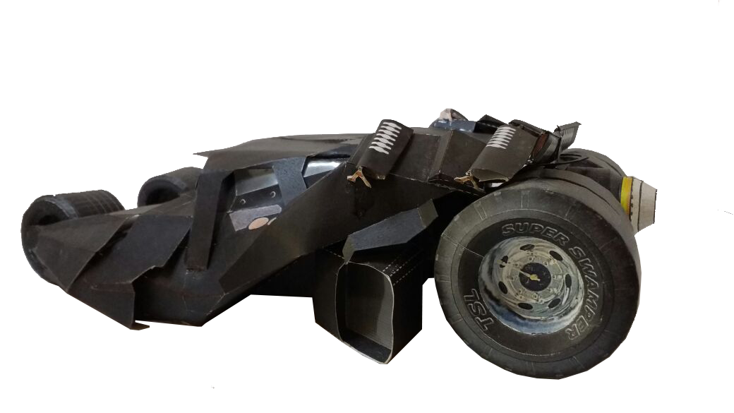 Paper Batmobile - "The Tumbler" From Nolan's Batman : 4 Steps (with ...