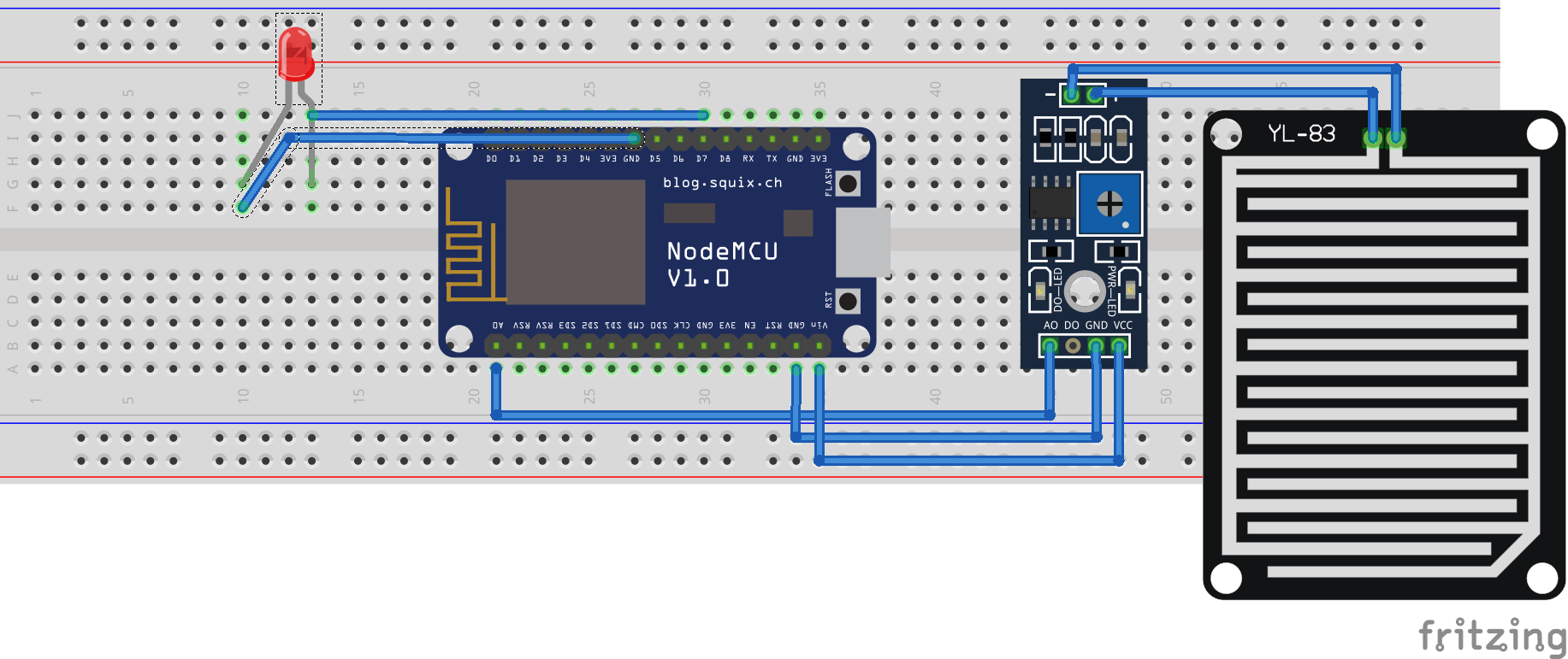 Interface Raindrop Sensor to NodeMcu| for Beginner : 5 Steps ...