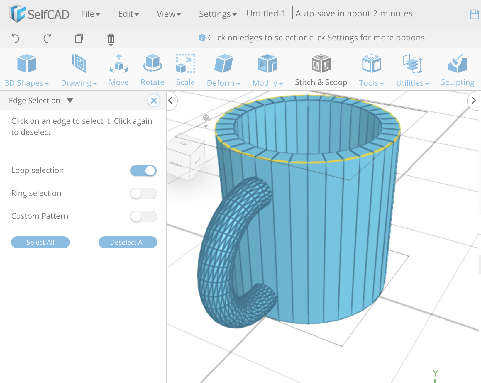 Make a Mug in SelfCAD : 5 Steps - Instructables
