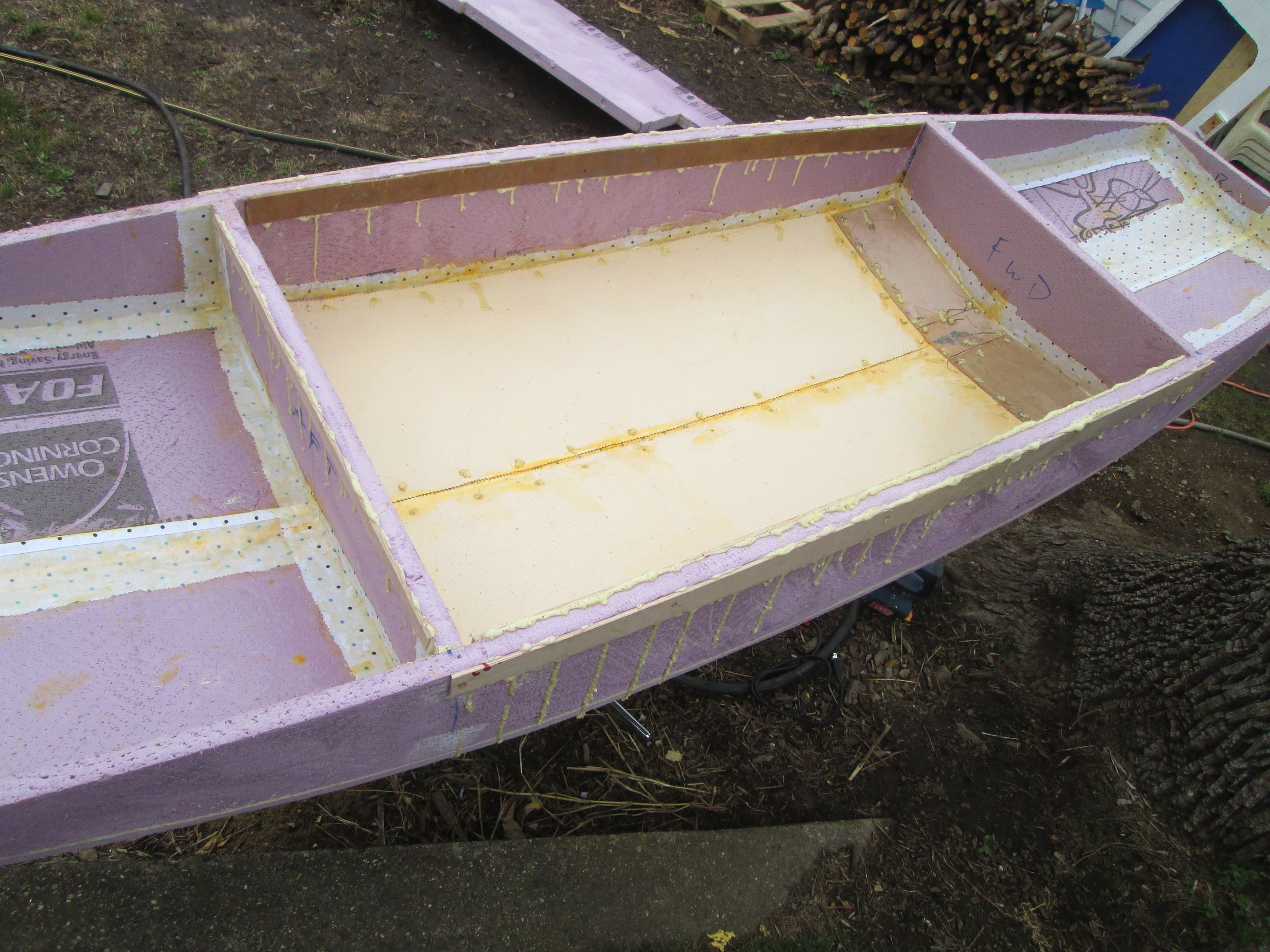 Seafoam Kayak, the Unsinkable Foam Kayak Anyone Can Build, 16 Pounds ...