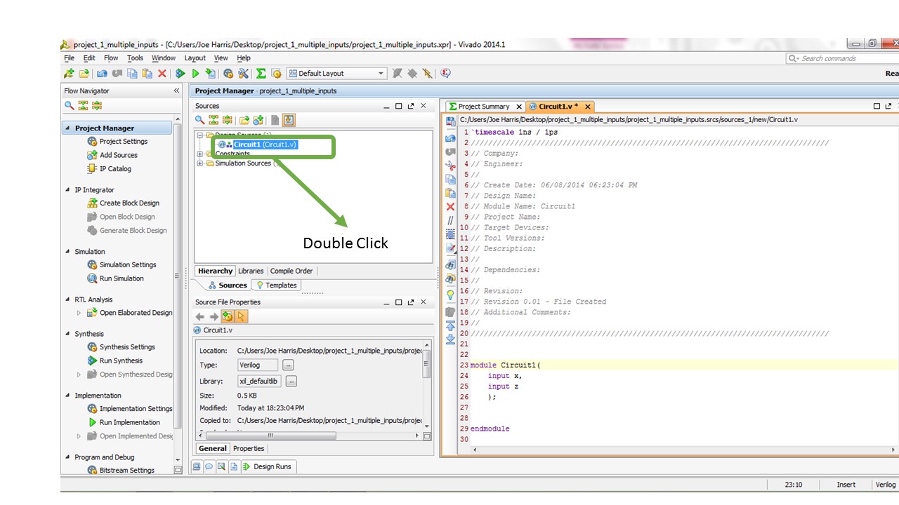 Getting Started With Xilinx Vivado W/ Digilent Nexys 4 FPGA 1 - Build ...