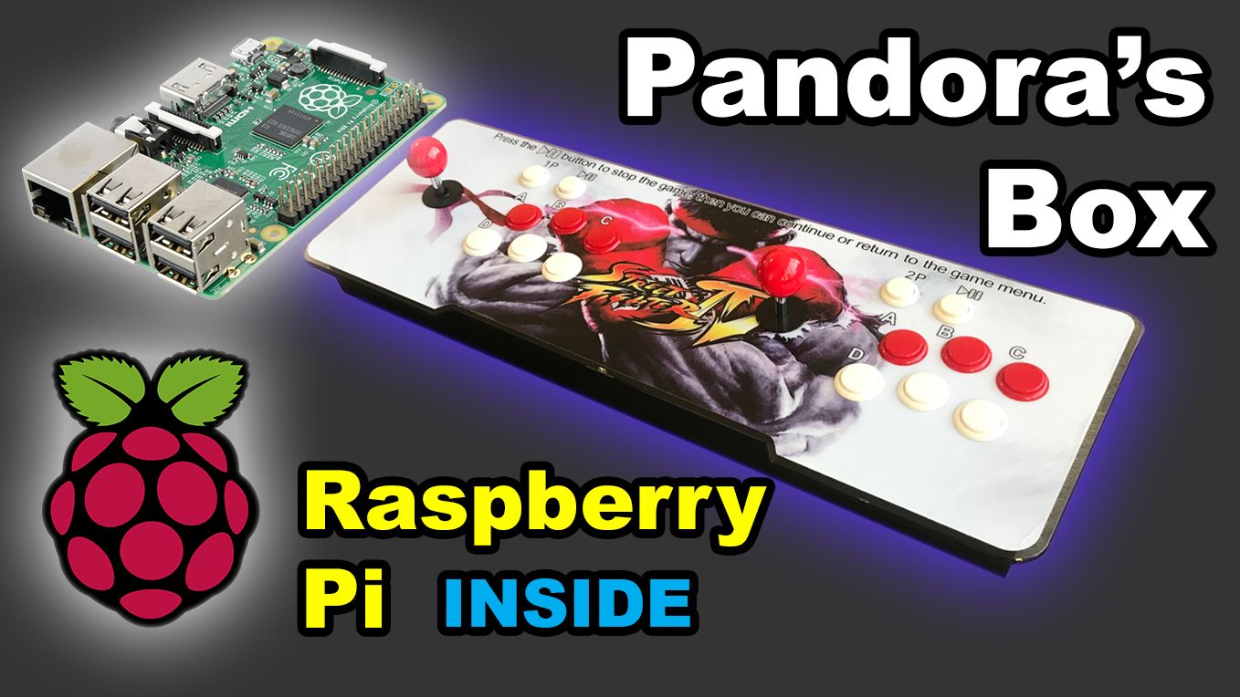 Raspberry Pi Inside Pandora's Box Arcade SuperGun System : 9 Steps (with Pictures) - Instructables