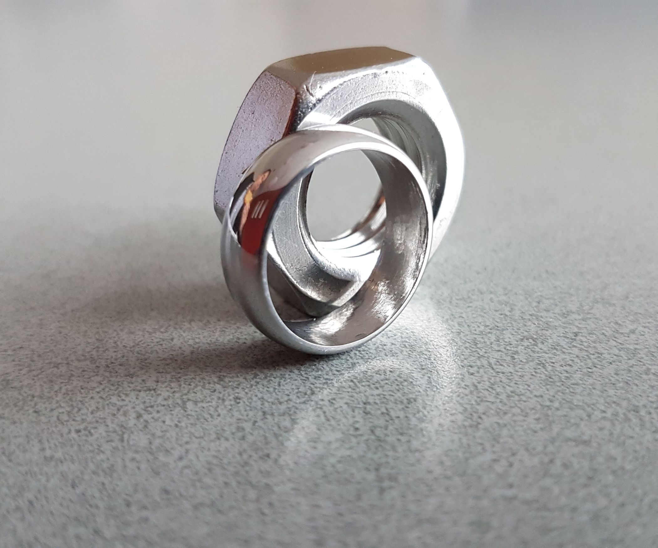 Make a Ring From a Nut Version 2 - Smooth Ring : 10 Steps (with ...