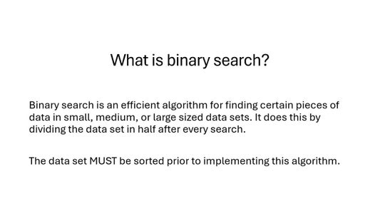 Binary Search Algorithm : 6 Steps - Instructables Binary Search Algorithm : 6 Steps - Instructables