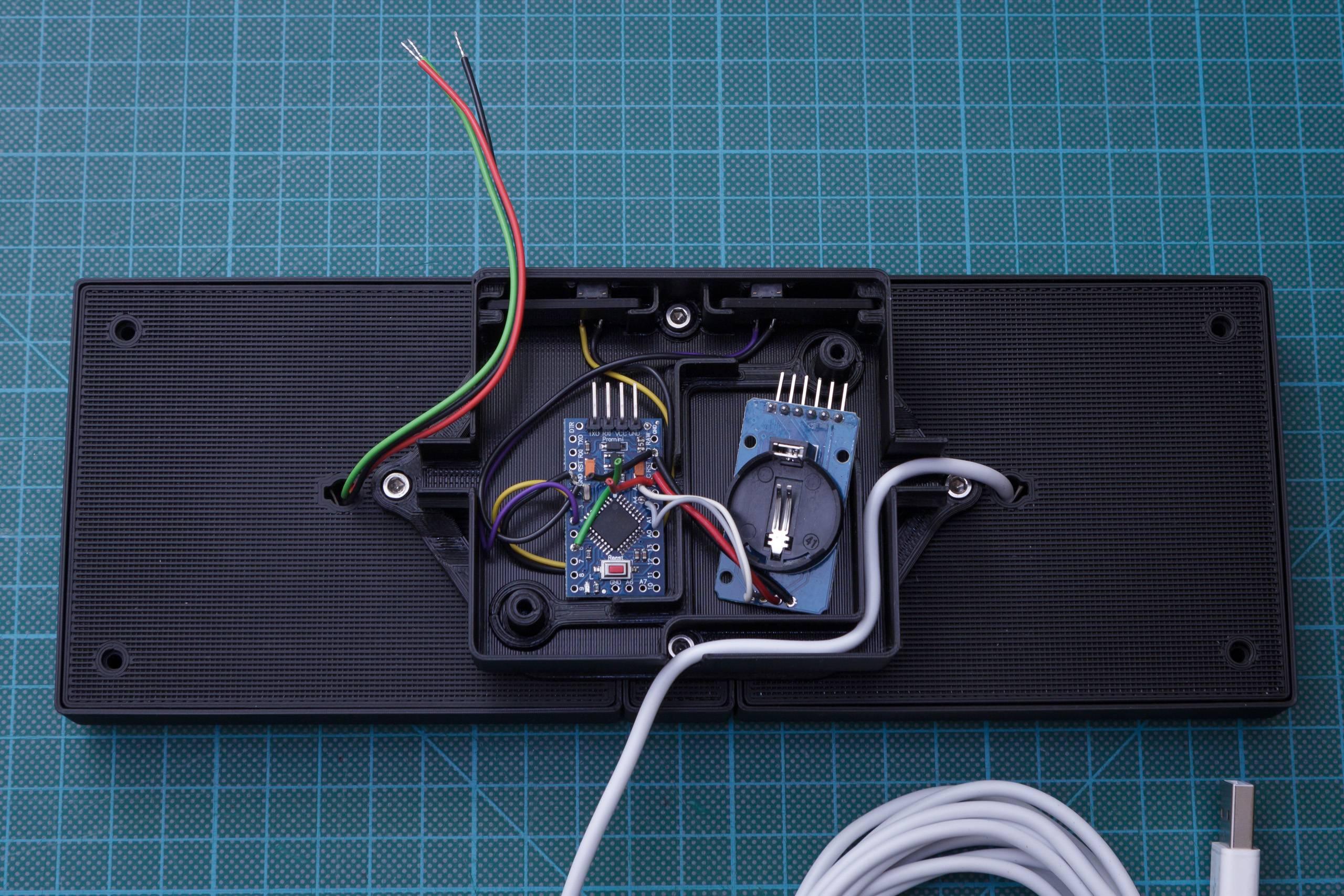 7 Segment Clock - Small Printers Edition : 9 Steps (with Pictures ...