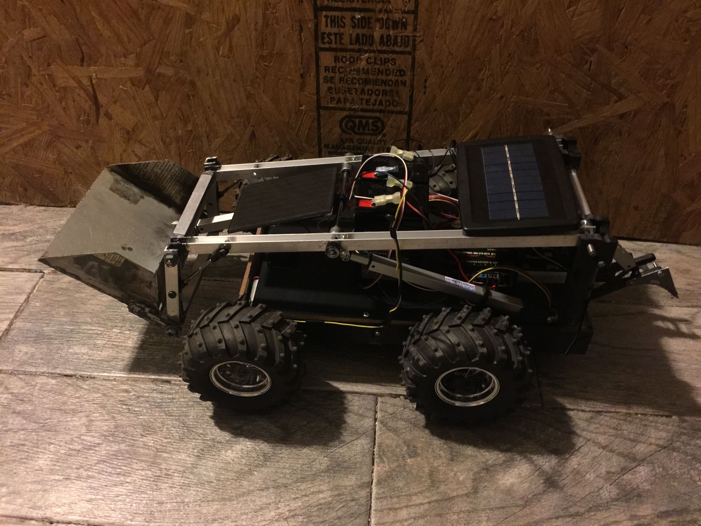 Budget Friendly Home Made Rc Bobcat With Ground Ripper and Solar Update ...