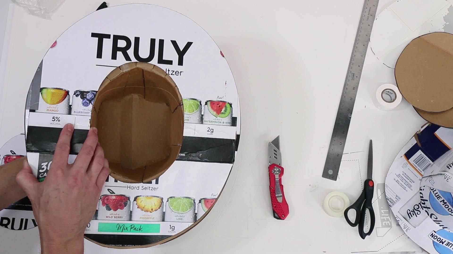 Beer Box Cardboard Cowboy Hat : 13 Steps (with Pictures) - Instructables