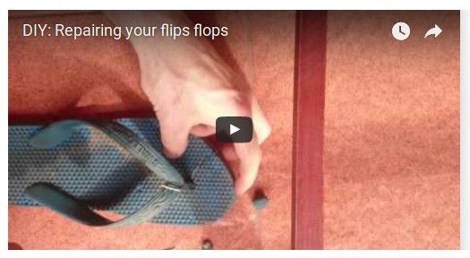 How to Repair Your Broken Flip Flops - Instructables