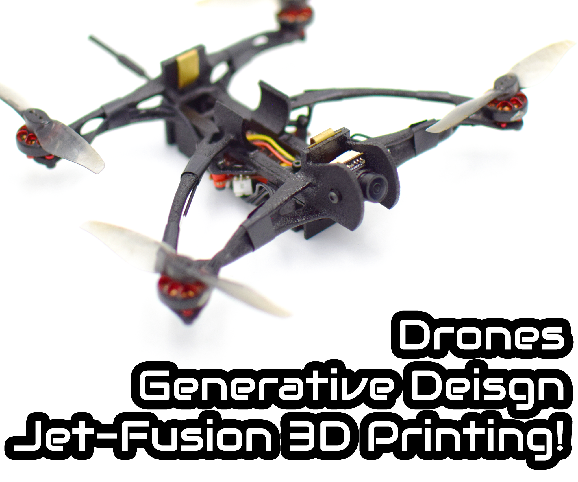 Pushing 3D Printing by Making a Drone With Fusion360 Generative Design ...