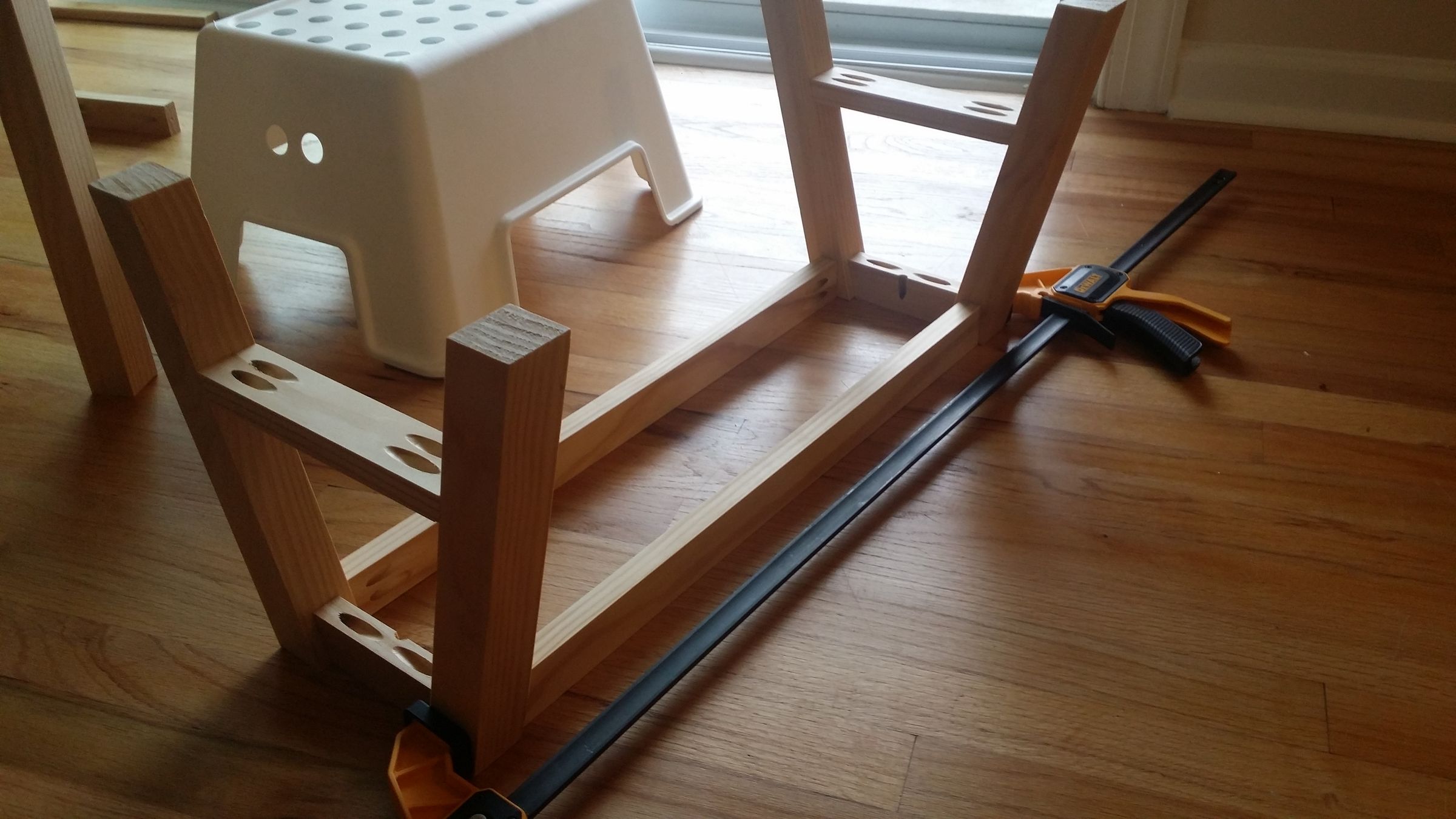 Simple Wooden Table and Benches for Kids : 10 Steps (with Pictures ...