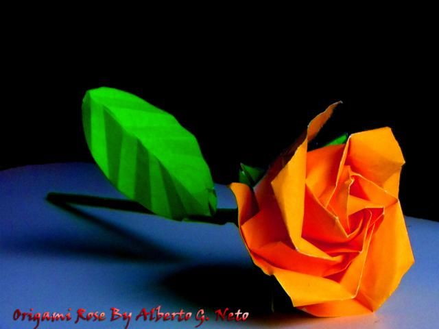Origami Rose : 19 Steps (with Pictures) - Instructables
