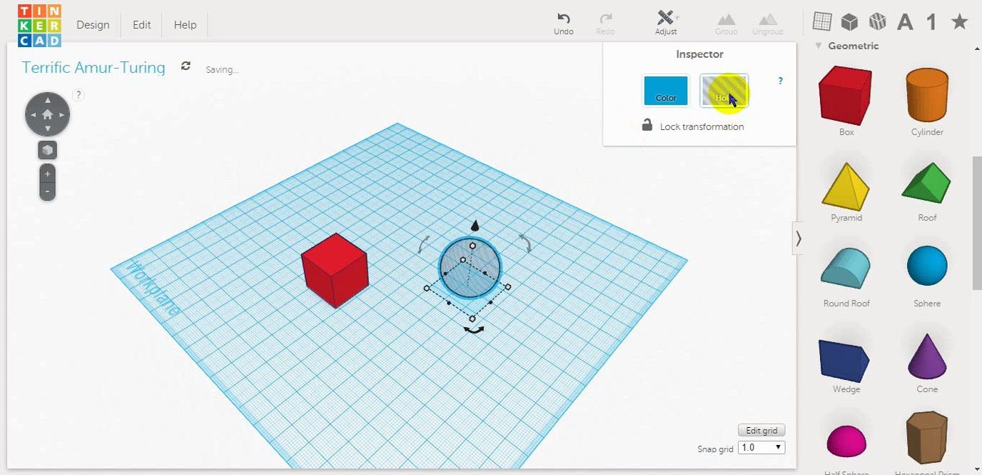 Sphere Trapped in a Cube Modeled With TINKERCAD : 7 Steps - Instructables