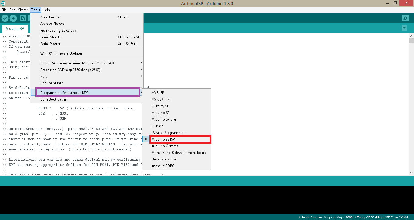 Burning Bootloader to Atmel Atmega 328P Using Arduino : 7 Steps ...