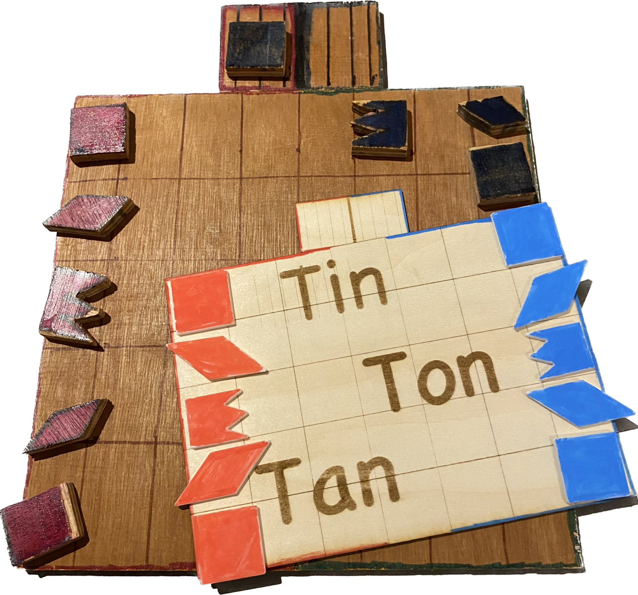 Board Game Tin Ton Tan Homemade With Instructions! Design Yourself ...