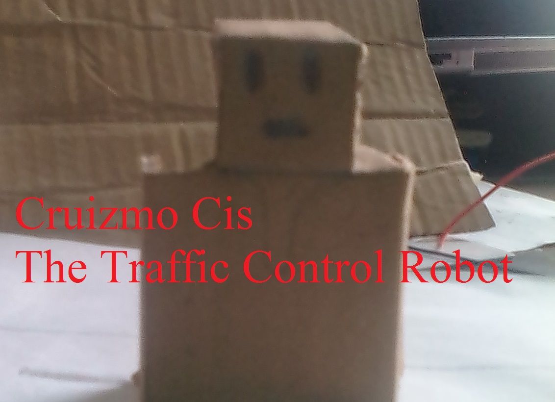 Cardboard Traffic Control Robot : 8 Steps - Instructables